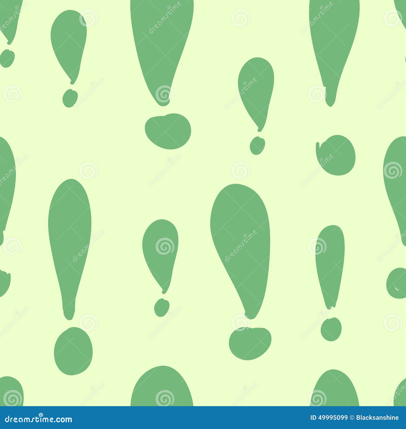 Exclamation marks green stock vector. Illustration of colorful - 49995099