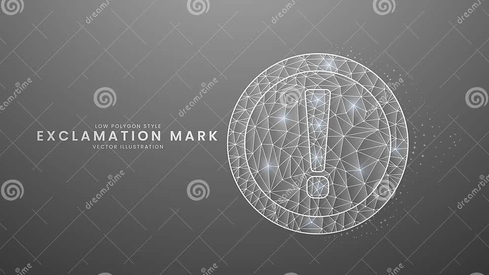 Exclamation Marks Sign of a Problem Error. Warning Attention with Gray ...