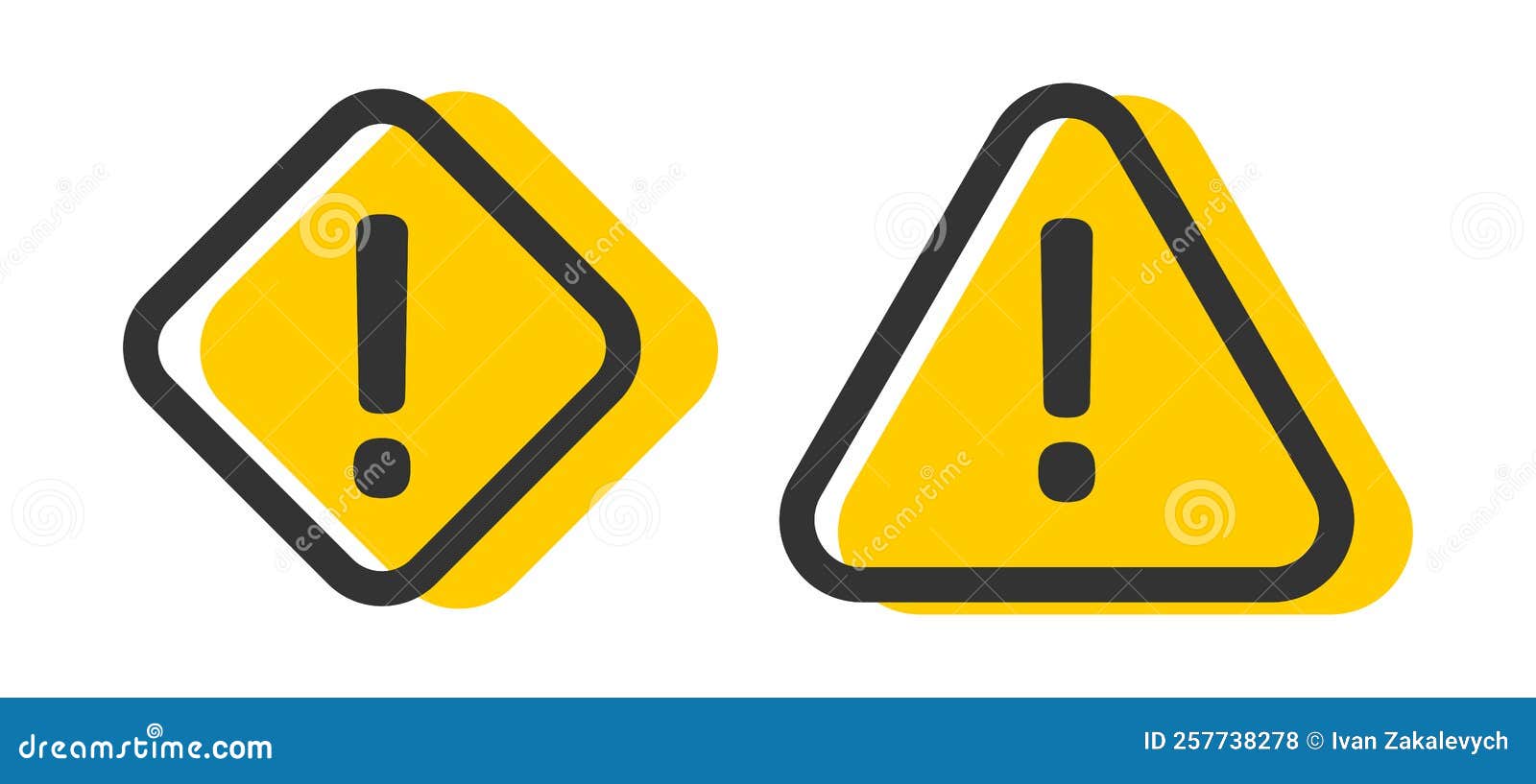 Exclamation Point Icon. Attention Symbol. Sign Danger Vector Stock ...