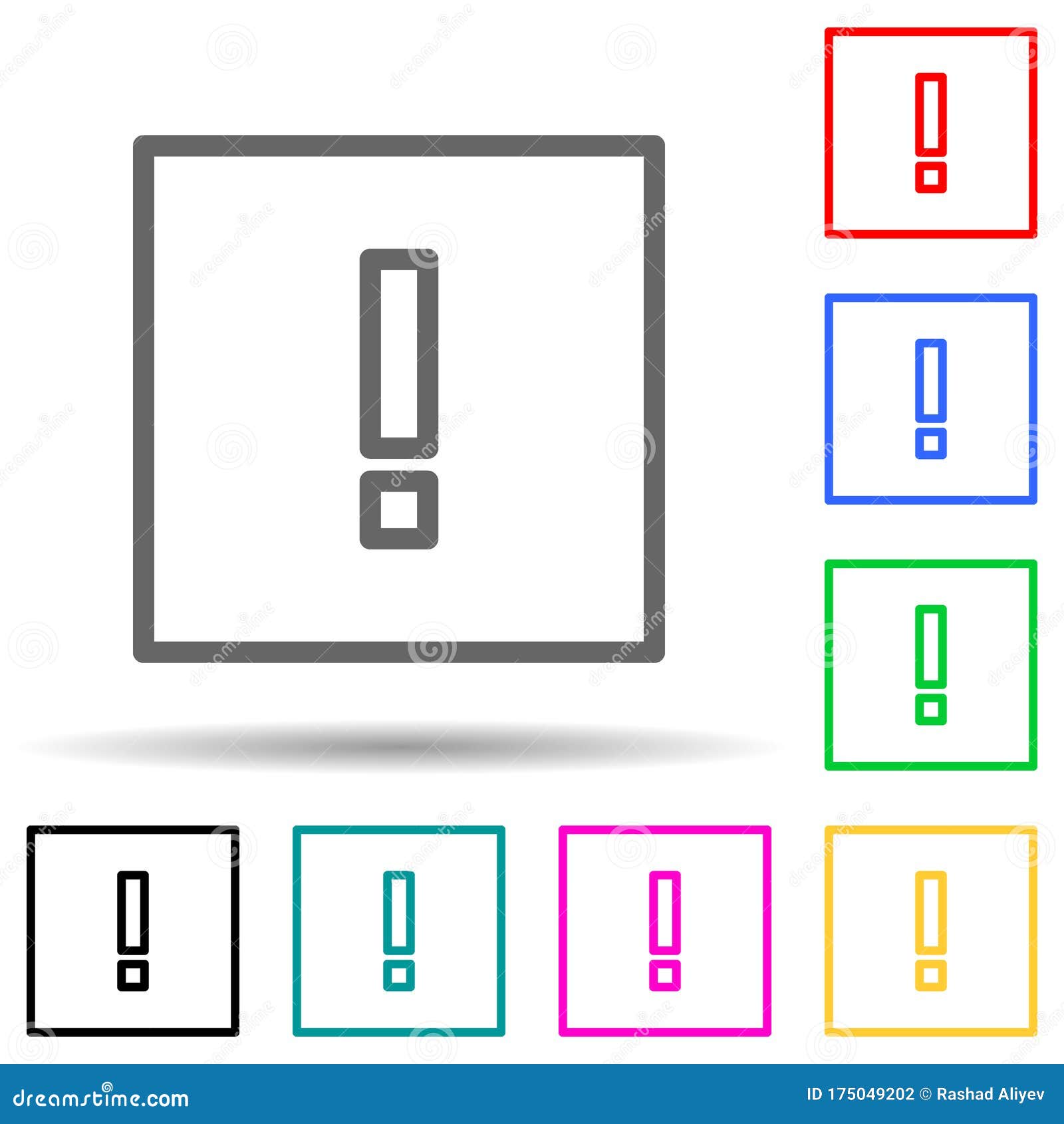 Exclamation Point Icon. Element of Simple Icon for Websites, Web Design ...