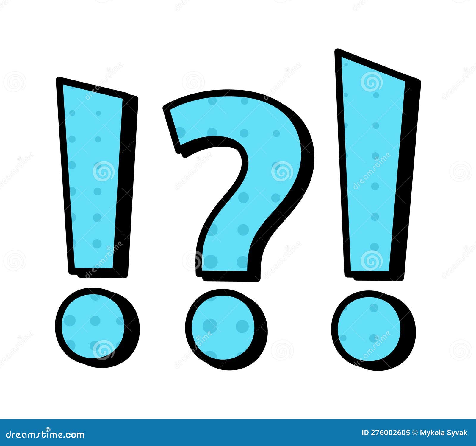 Exclamation Point and Question Mark Stock Vector - Illustration of ...