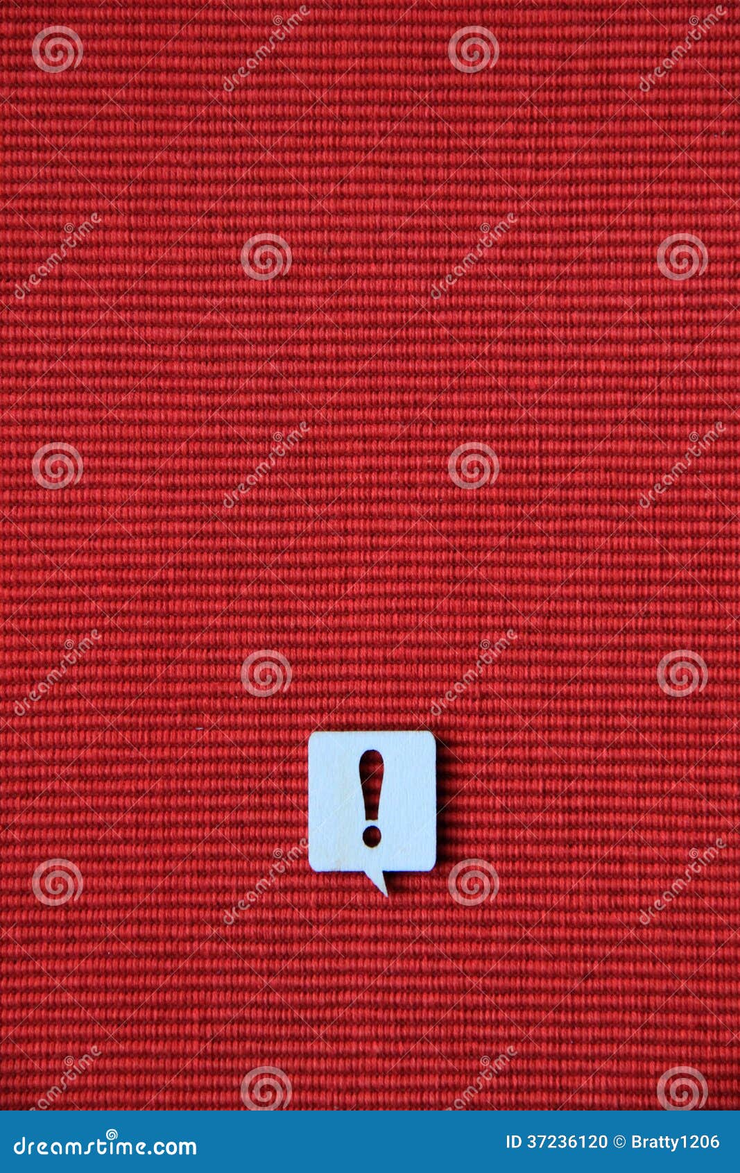 Exclamation Point on Red Background Stock Photo - Image of emphasis ...