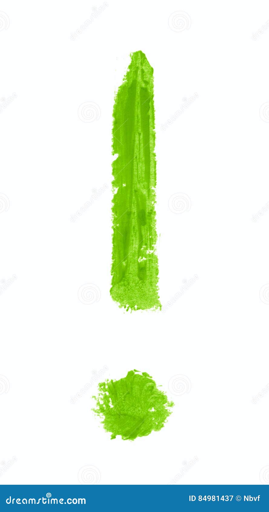 Exclamation Point Symbol Isolated Stock Image - Image of education ...