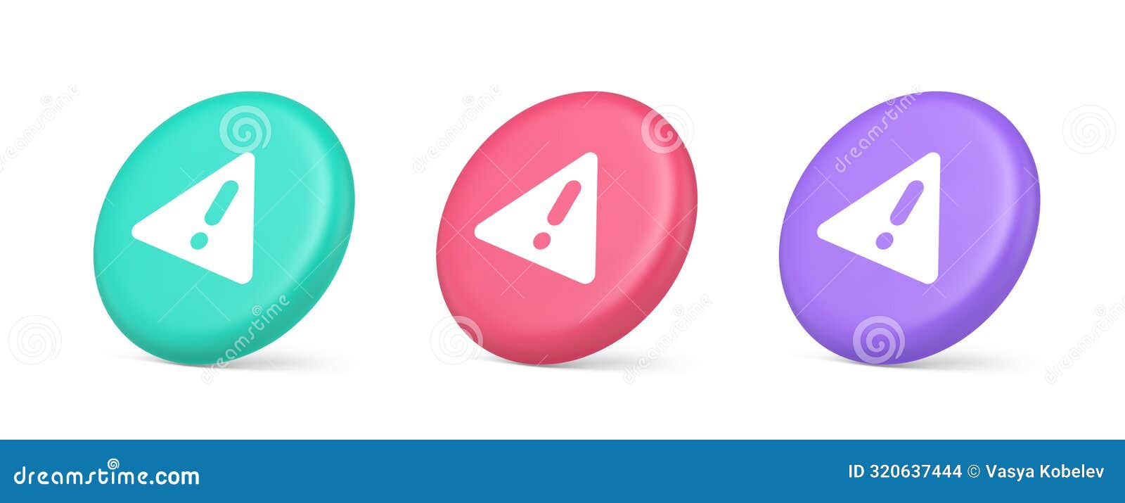 Exclamation Point Triangle Button Attention Advice Mark Important ...