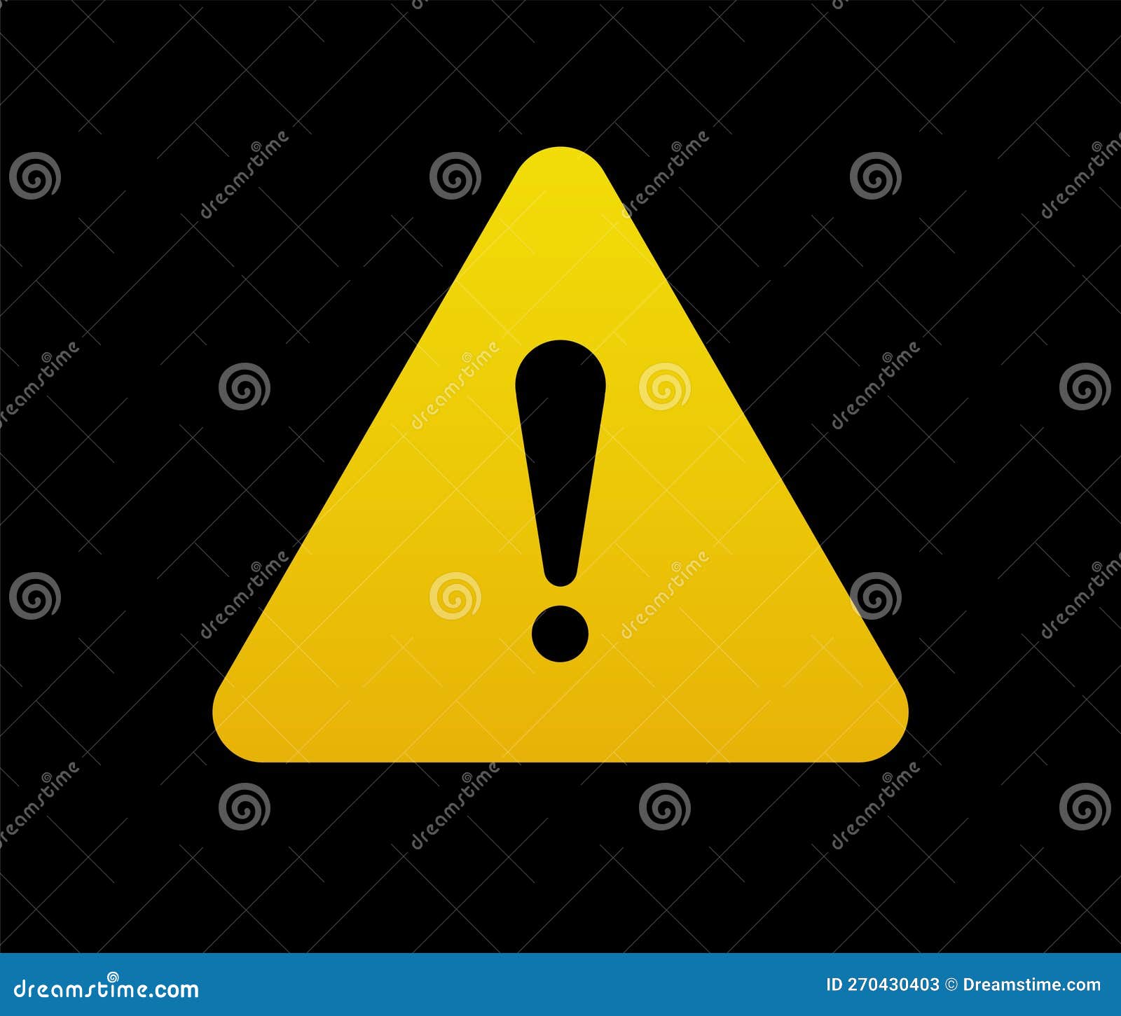 Exclamation Point in Yellow Triangle Stock Vector - Illustration of ...