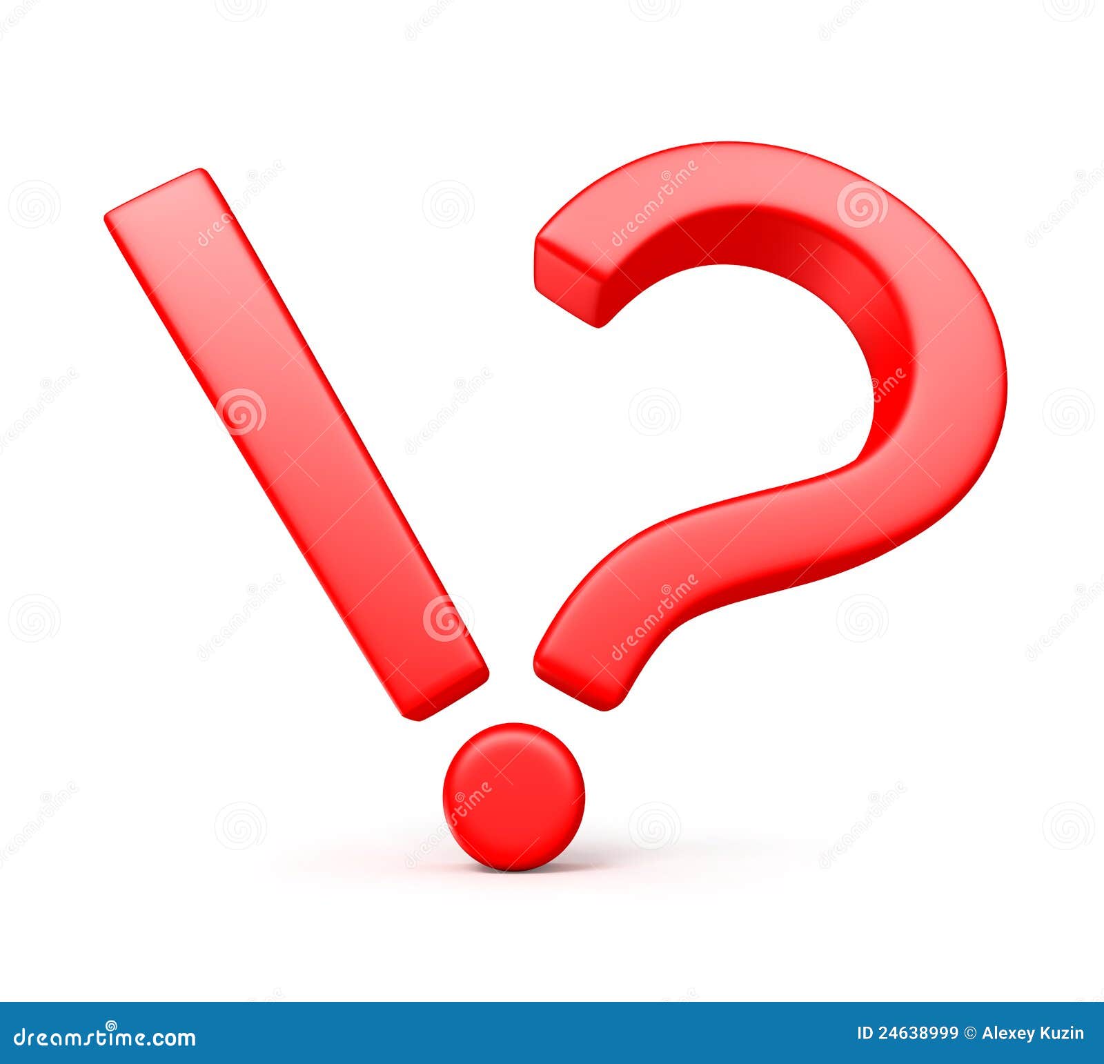Exclamation And Question Mark. Cartoon Vector | CartoonDealer.com ...