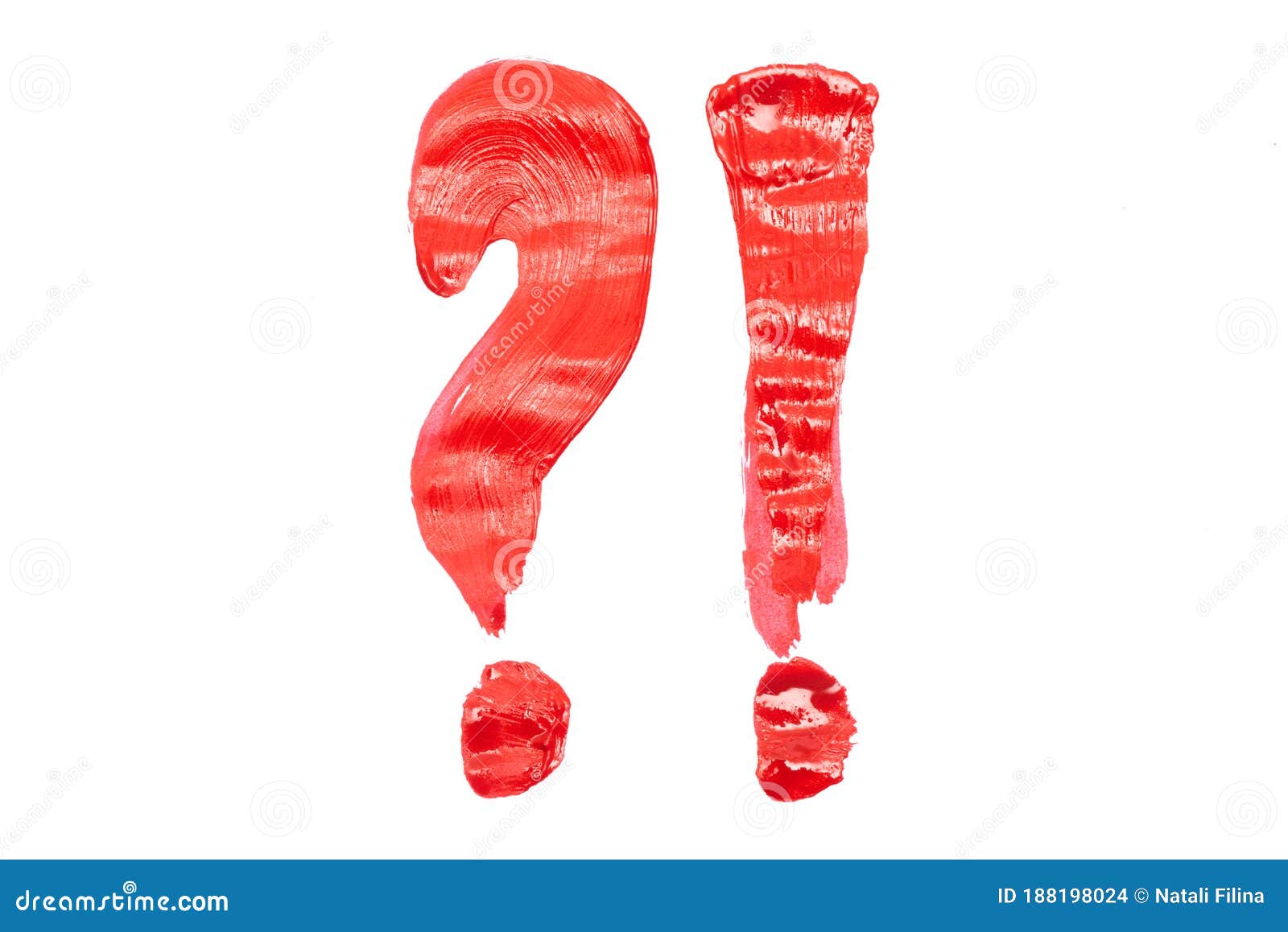 Exclamation and Question Mark Stock Photo - Image of view, mark: 188198024