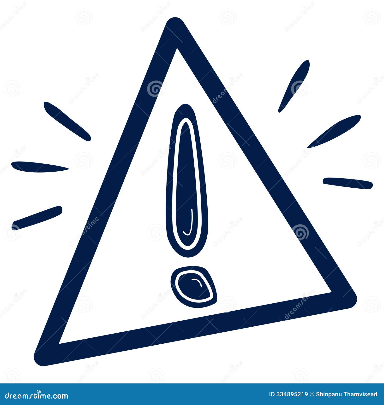 The Exclamation Sign Icon. Attention Sign Icon. Warning Icon. Stock ...