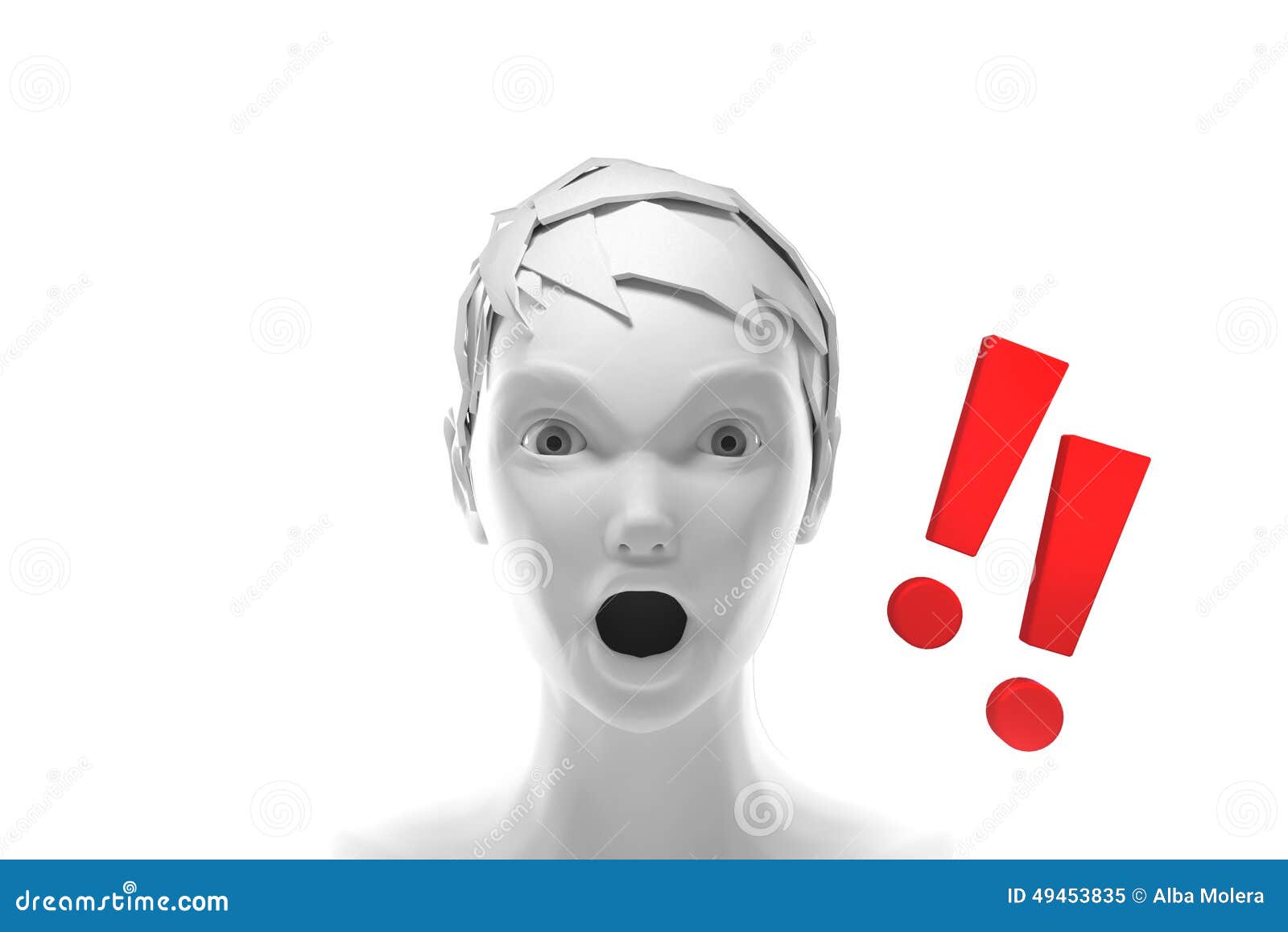 Exclamation stock illustration. Illustration of striking - 49453835