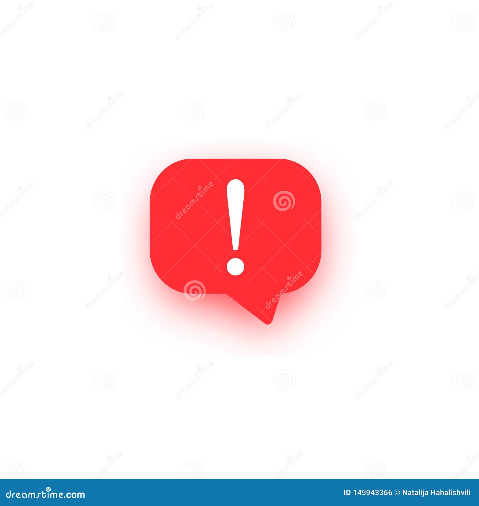 Exclamation Vector Icon, Important Mark, Attention Logo, Warning Speech ...