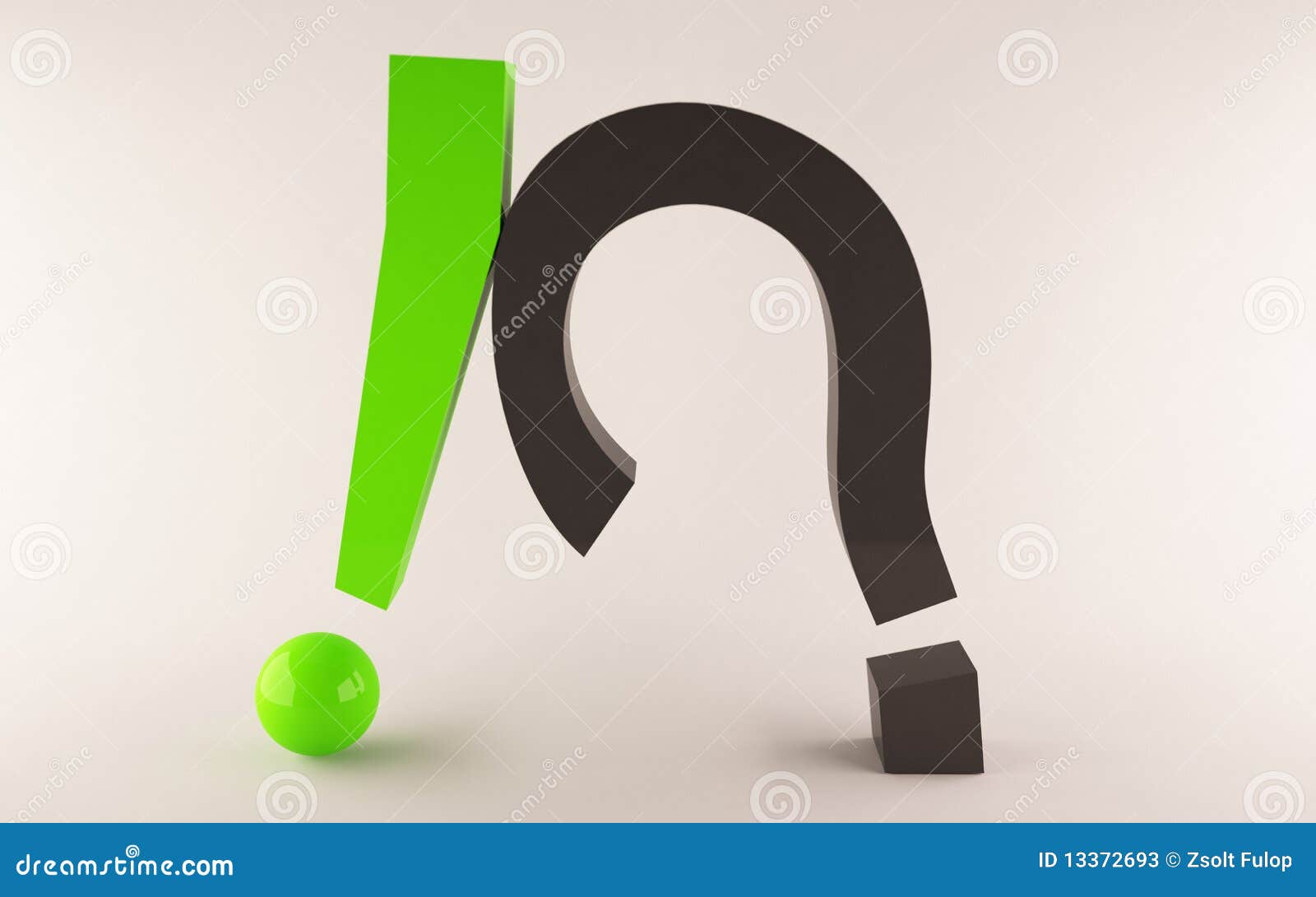 Exclamation vs question stock illustration. Illustration of answer ...
