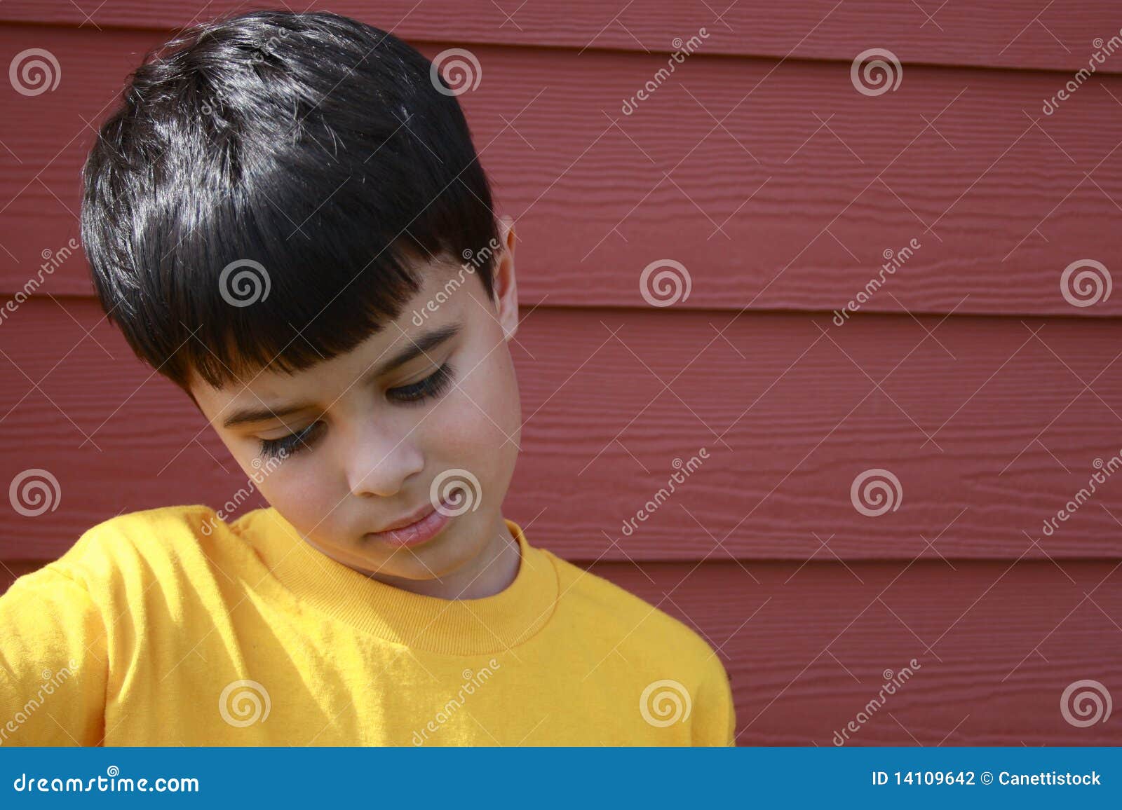 Excluded Boy stock photo. Image of hair, encourage, boys - 14109642