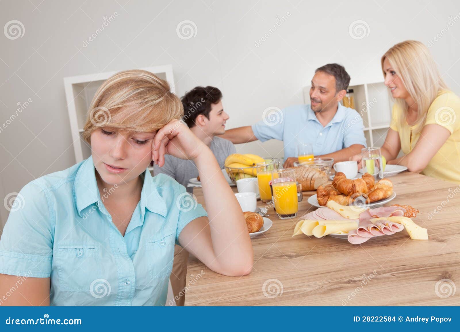 Excluded from the Family Circle Stock Photo - Image of meal, fruit ...