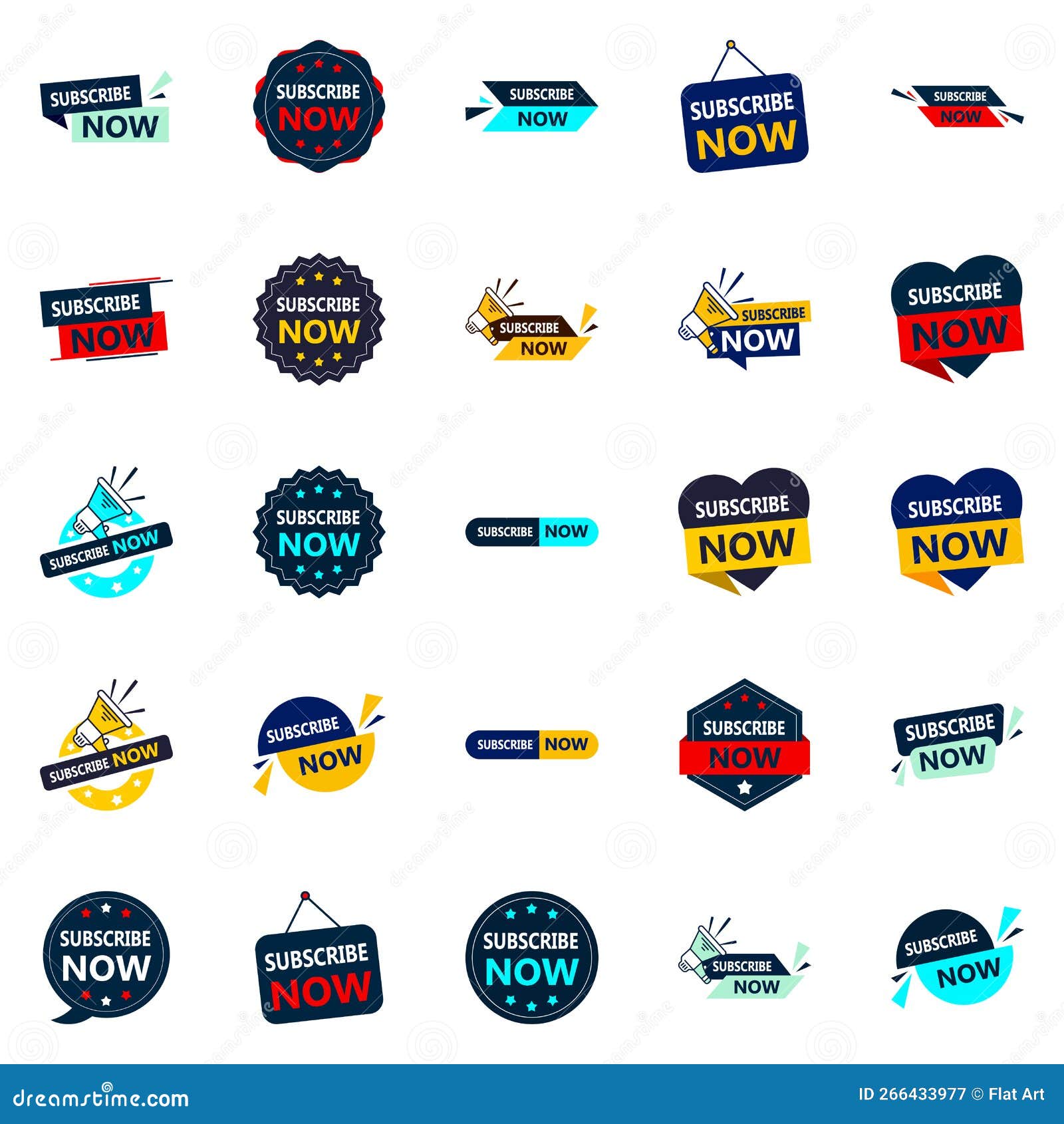 Exclusive Access To Subscribe Now 25 Premium Vector Banners for ...