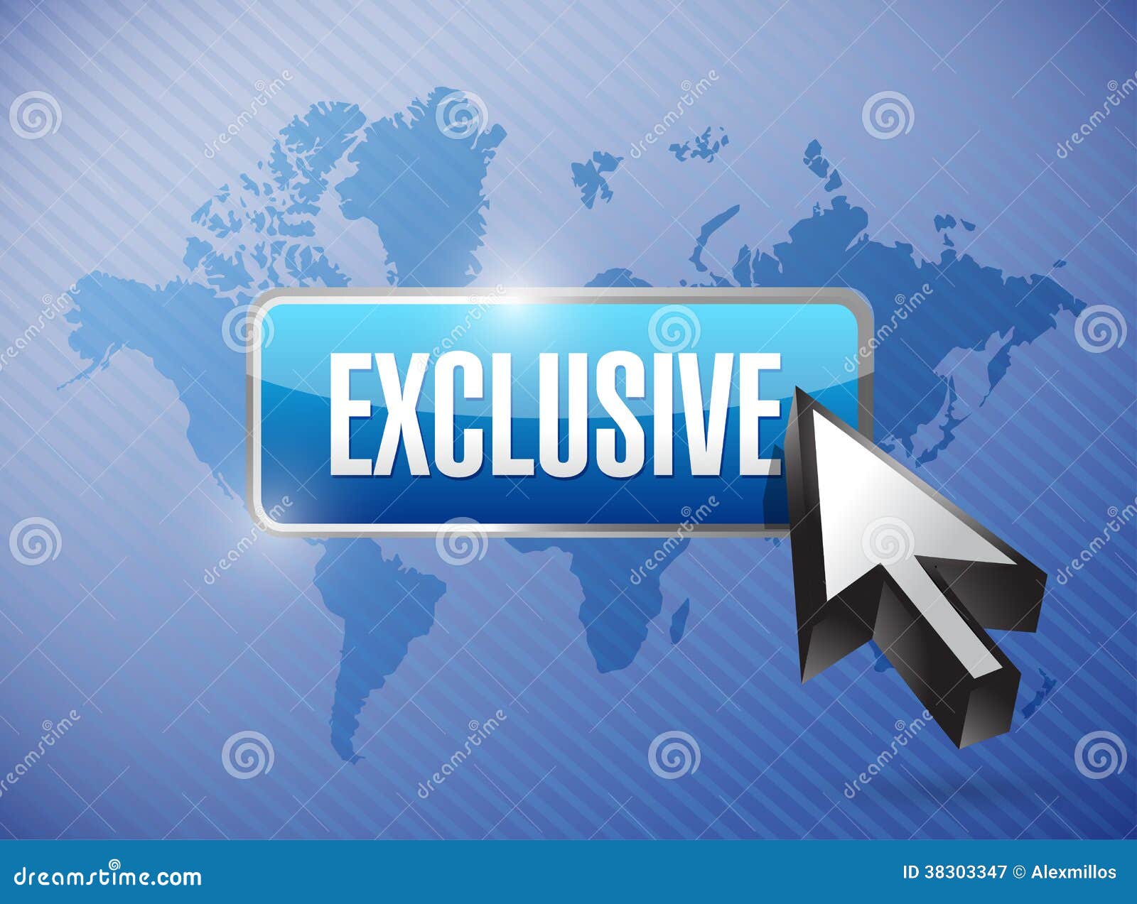 Exclusive Button Illustration Design Stock Illustration - Illustration ...