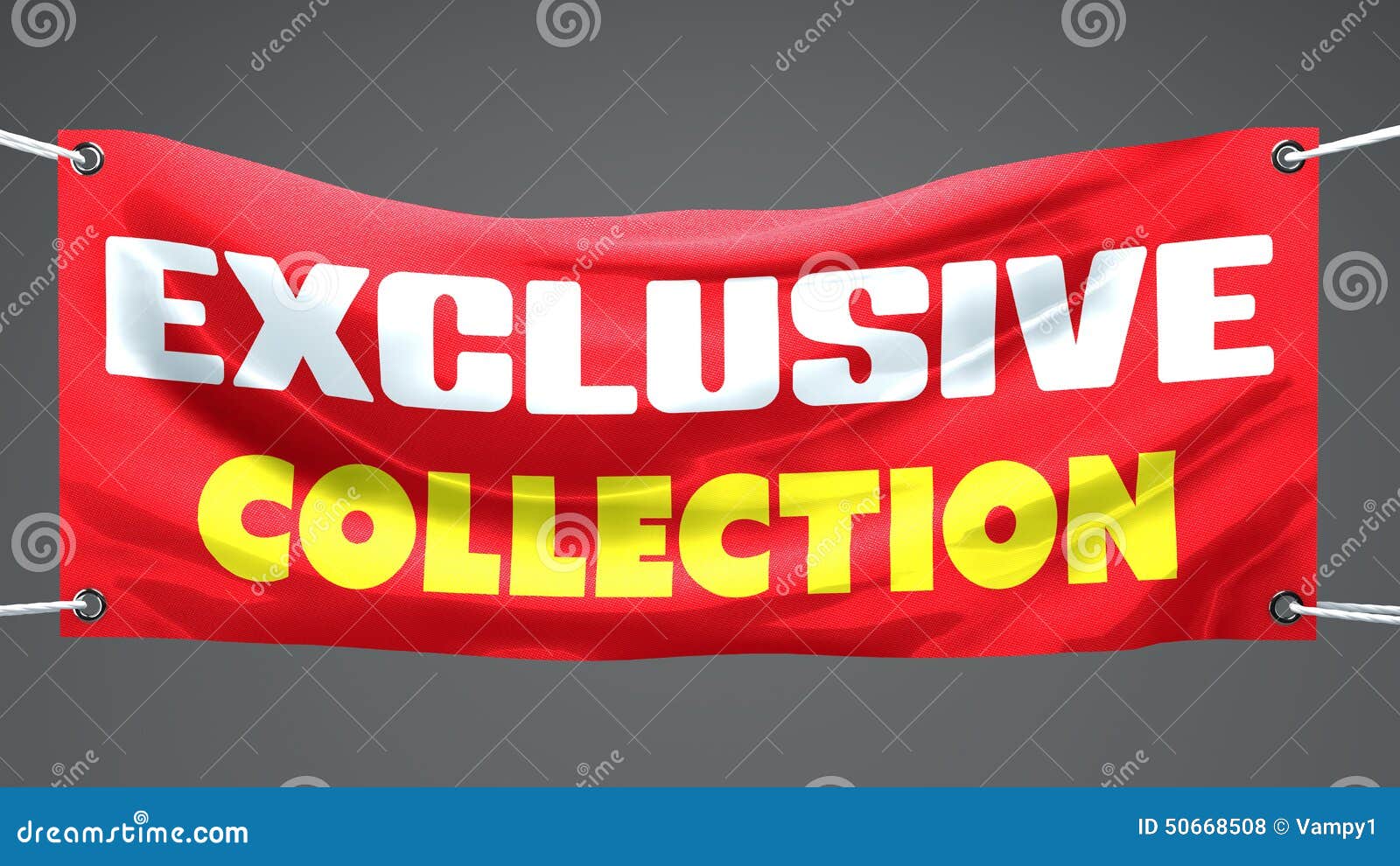 Exclusive Collection, Banner Stock Illustration - Illustration of ...
