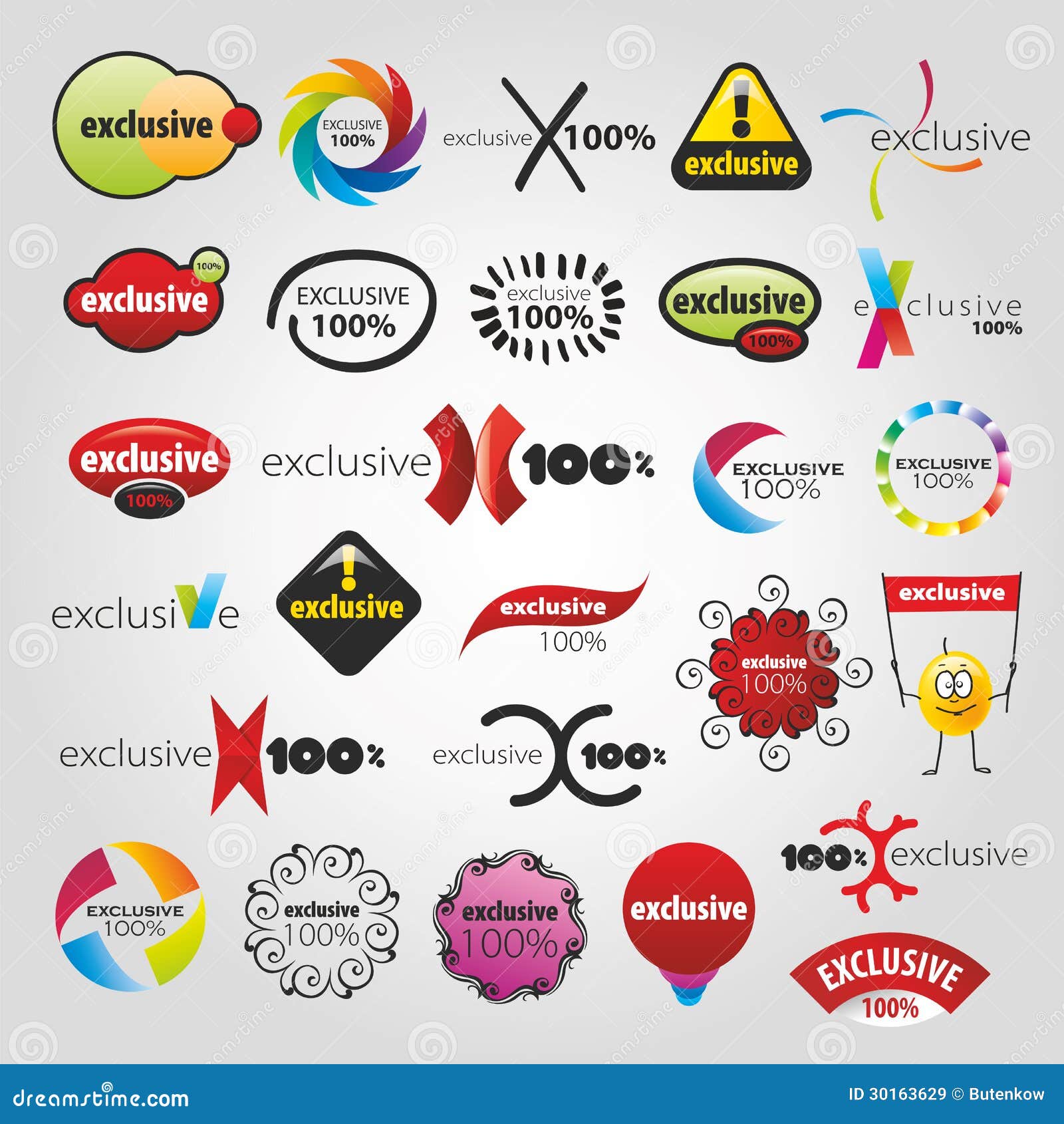 Exclusive Collection of Icons Stock Vector - Illustration of cross ...