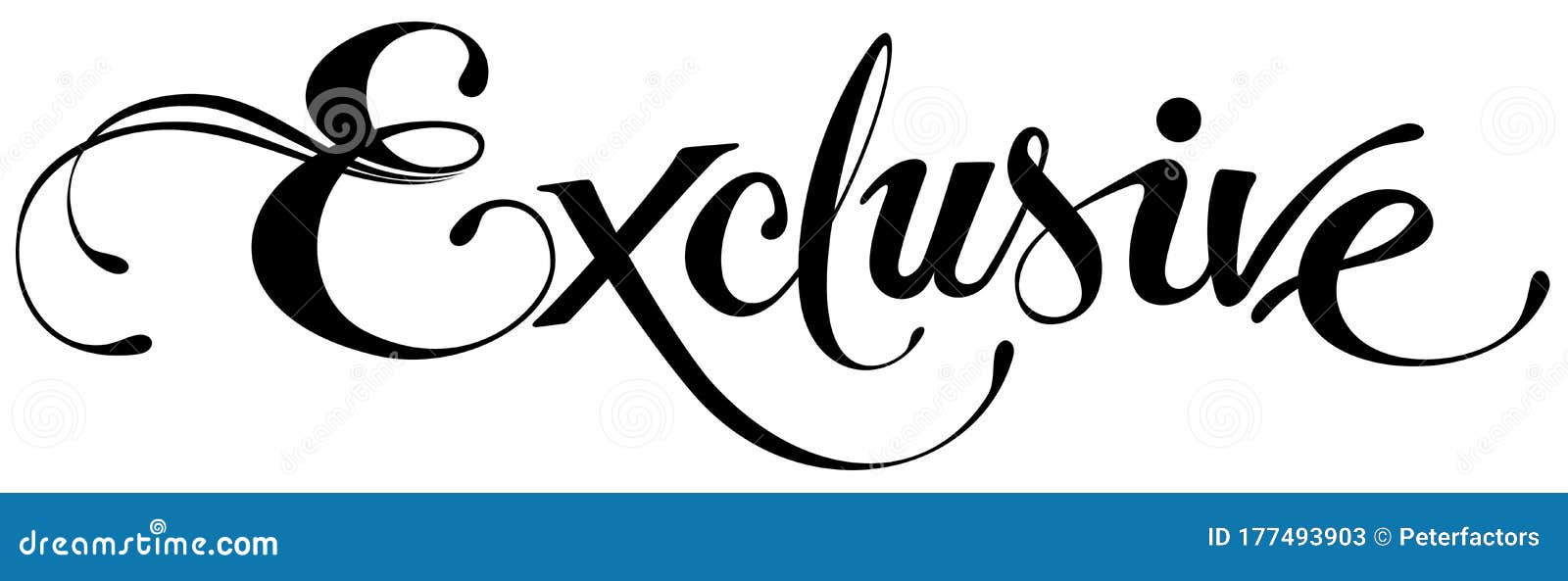 Exclusive - Custom Calligraphy Text Stock Vector - Illustration of ...