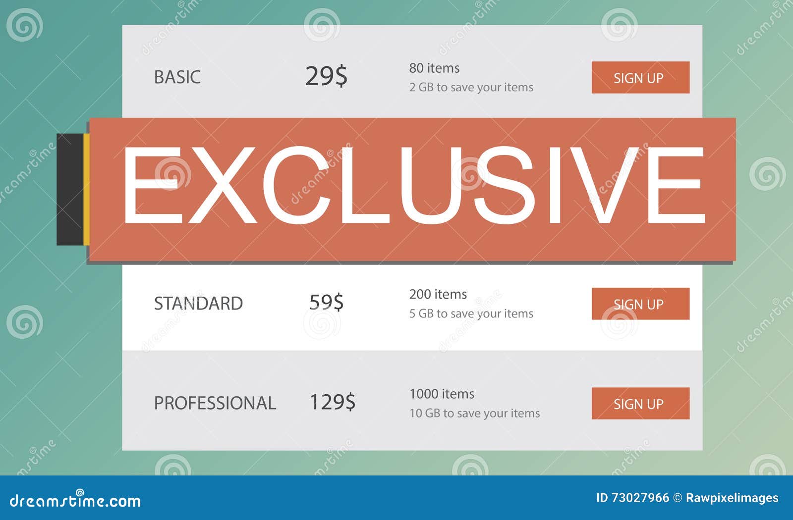 Exclusive Deal Discount E-commerce Shopping Concept Stock Illustration ...