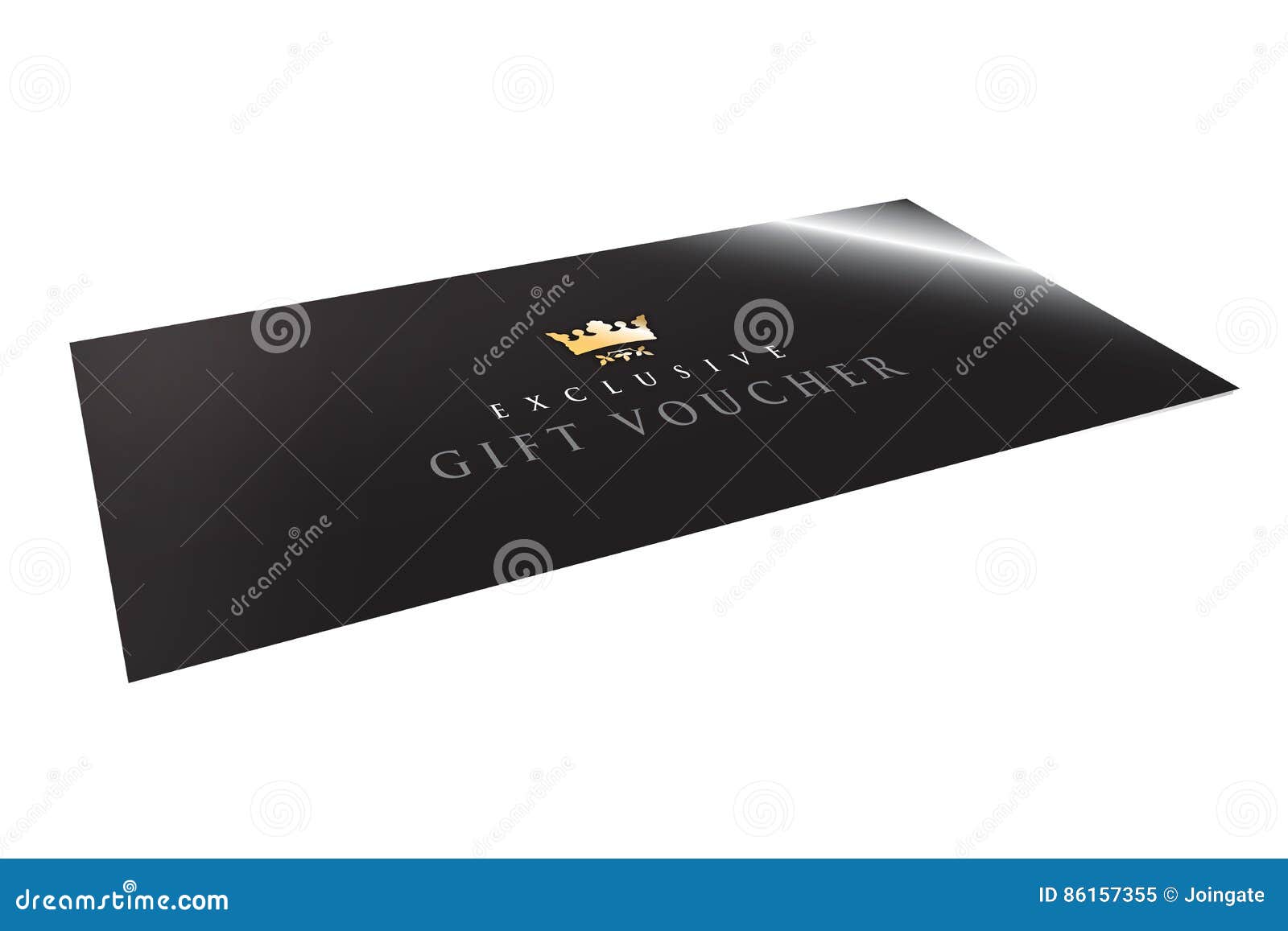 Exclusive Gold and Black Modern Gift Voucher Stock Illustration ...