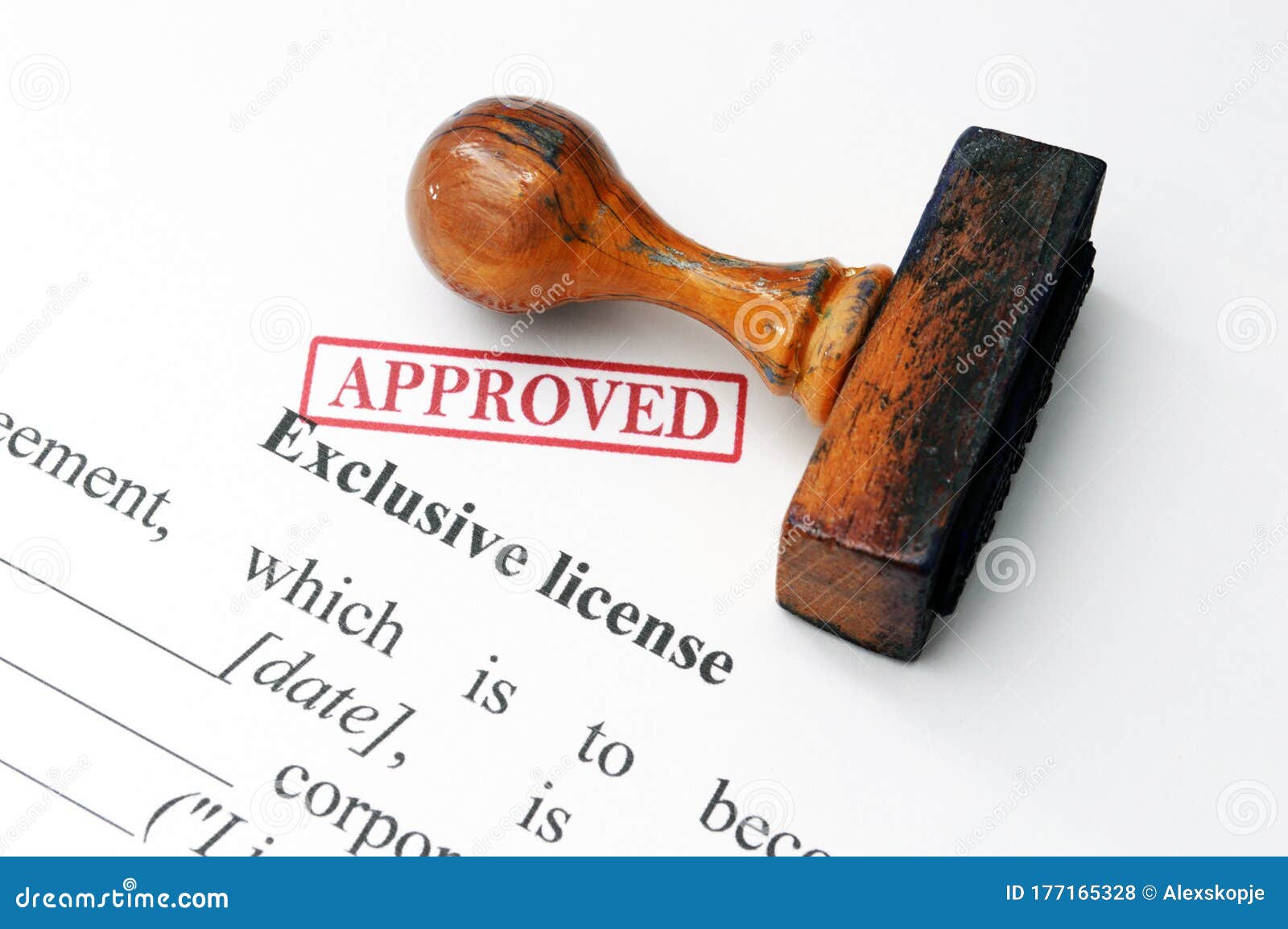 Exclusive License - Approved Stock Photo - Image of progress ...