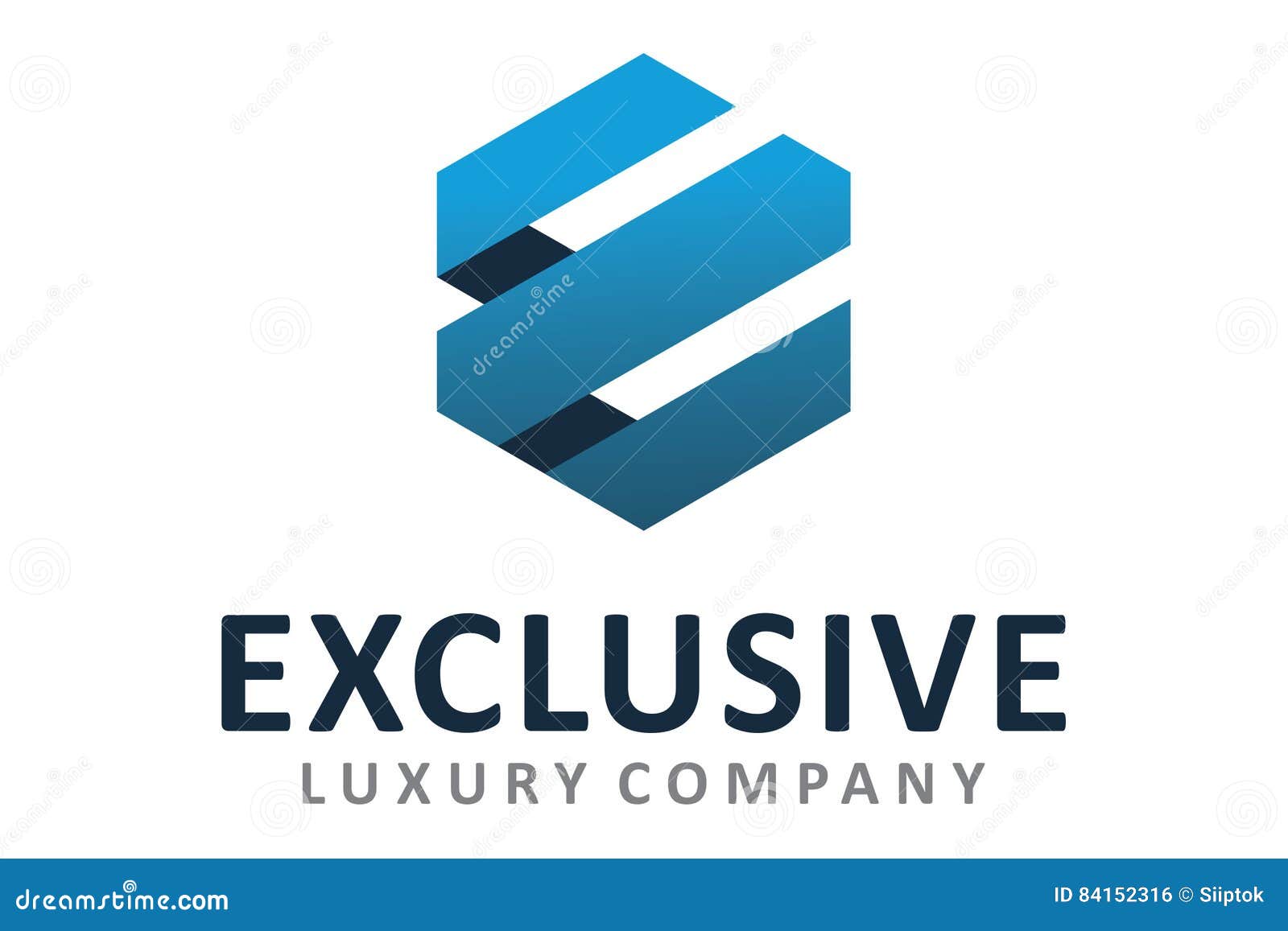 Exclusive logo stock vector. Illustration of business - 84152316