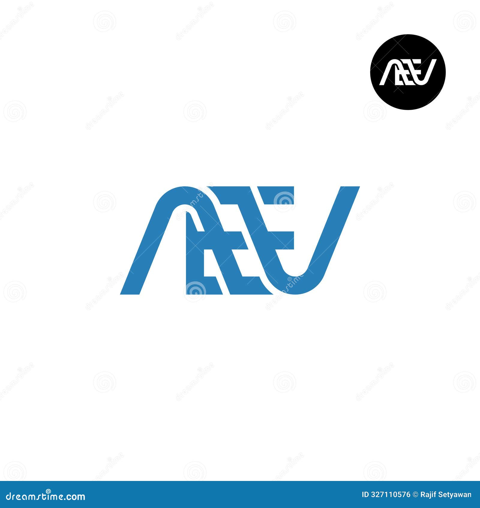 AEV Logo Letter Monogram Design Stock Vector - Illustration of ...