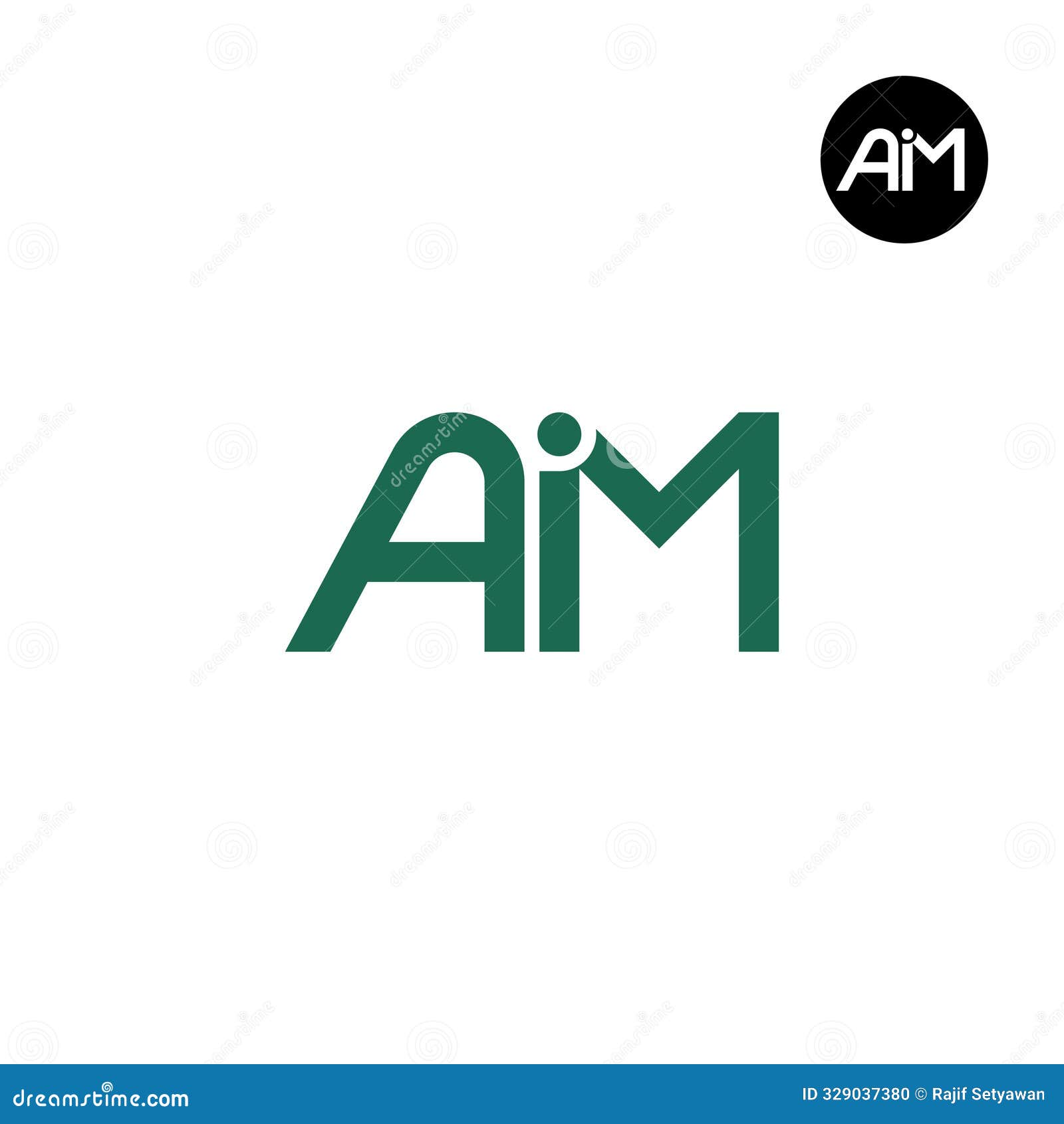 AIM Logo Letter Monogram Design Stock Vector - Illustration of ...