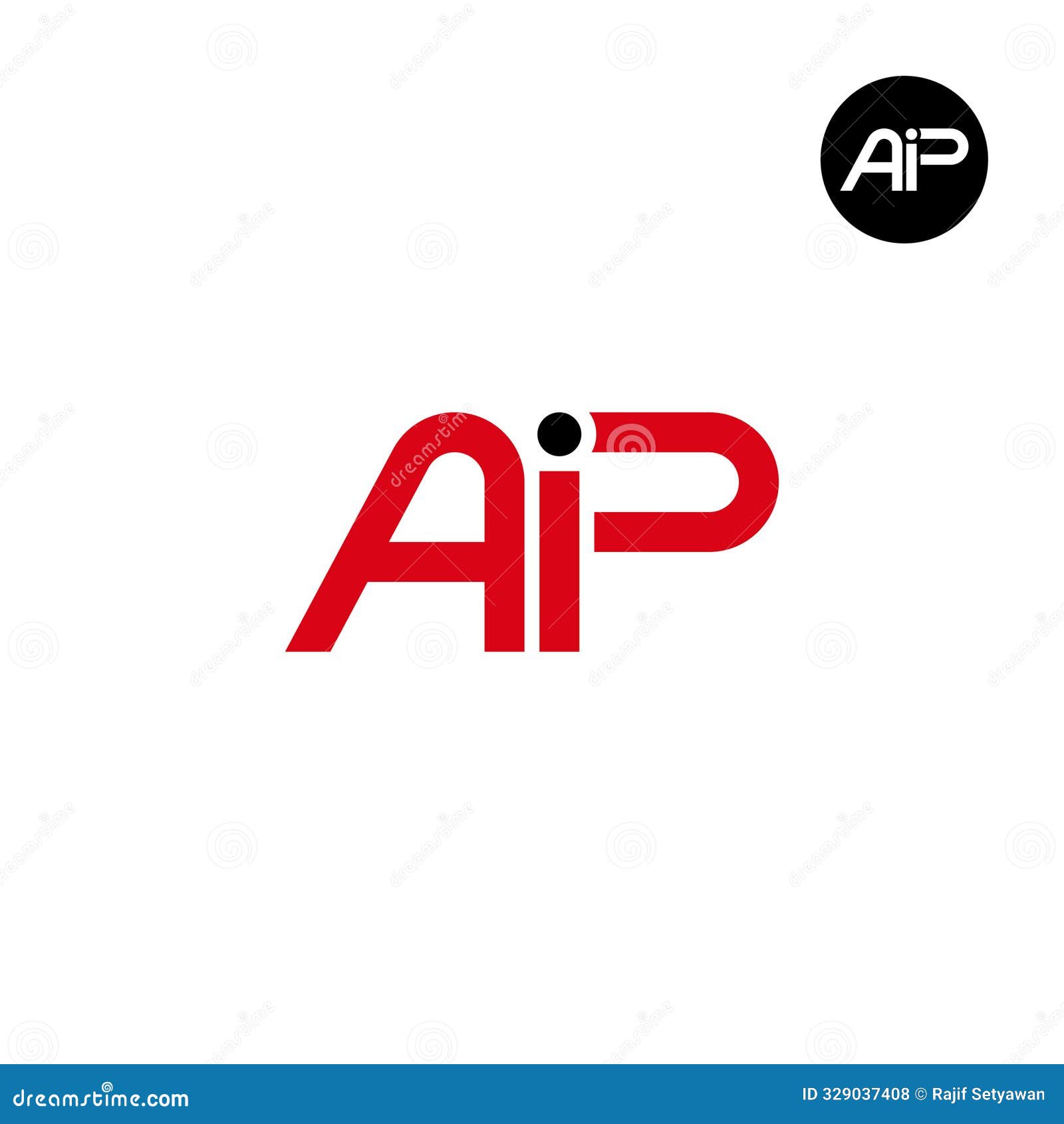 AIP Logo Letter Monogram Design Stock Vector - Illustration of name ...