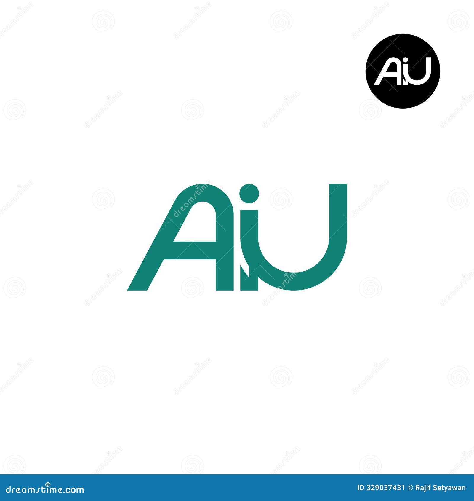 AIU Logo Letter Monogram Design Stock Vector - Illustration of logo ...