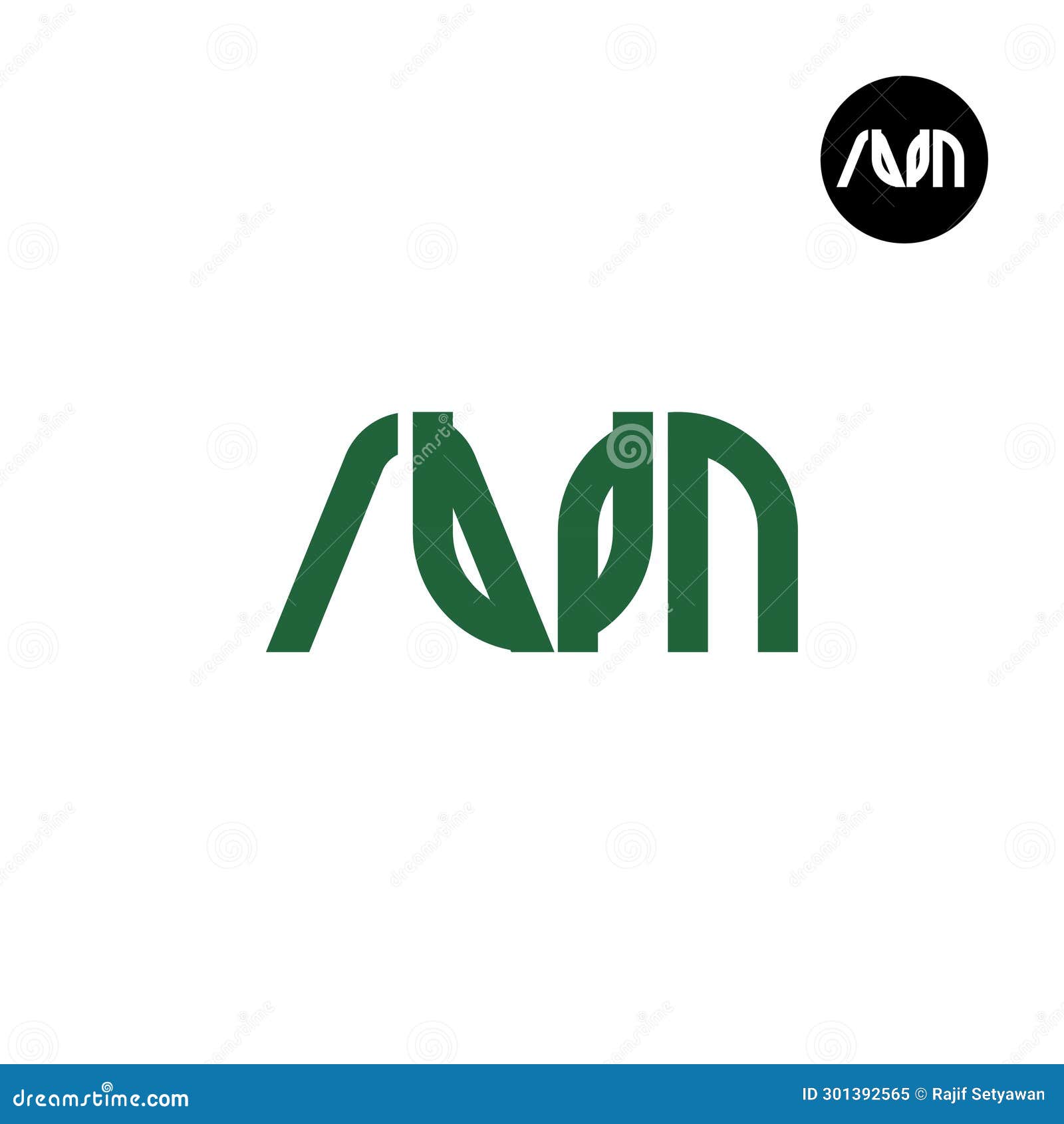 Letter AUM Monogram Logo Design Stock Vector - Illustration of initial ...