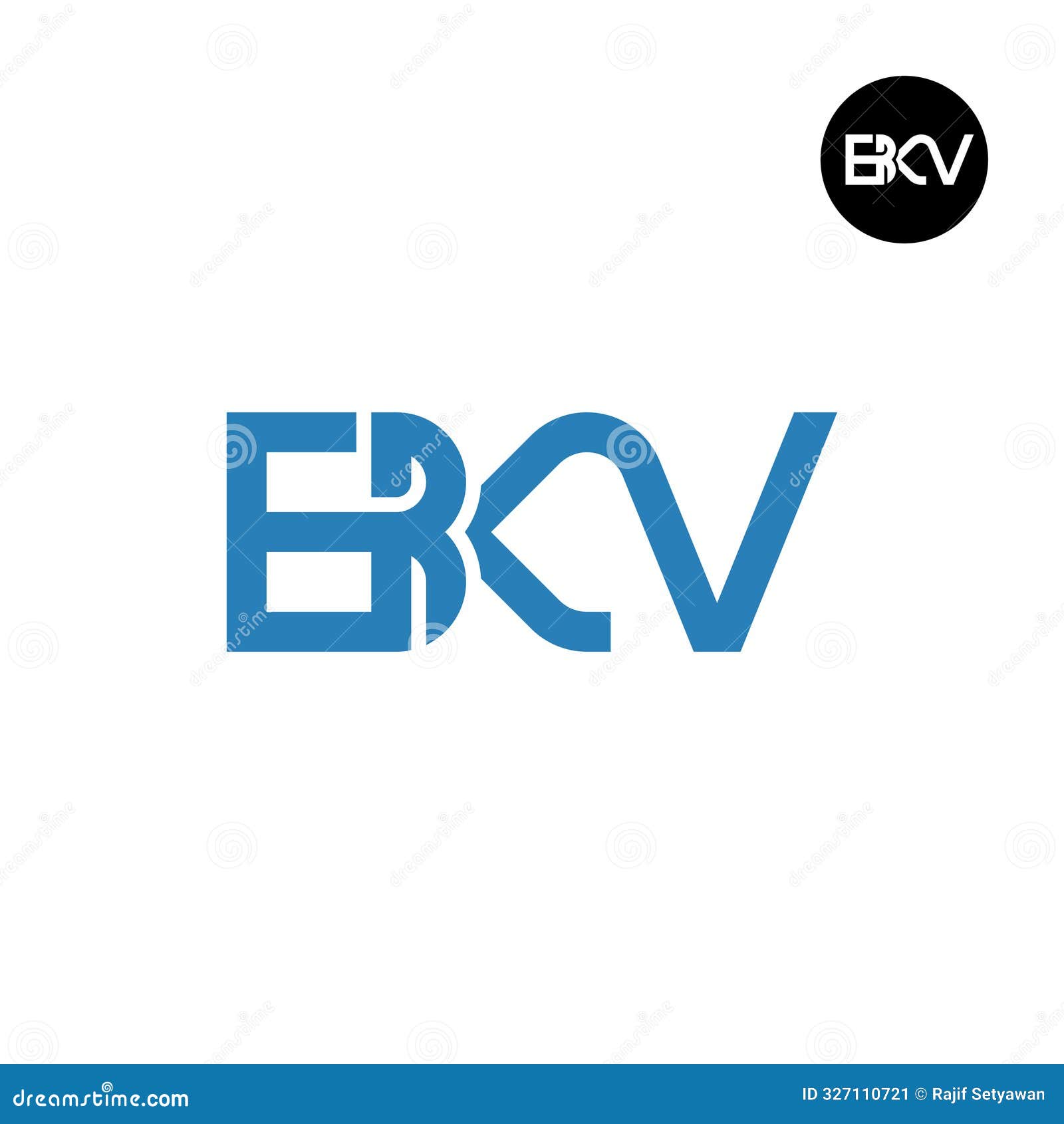 BKV Logo Letter Monogram Design Stock Vector - Illustration of logos ...