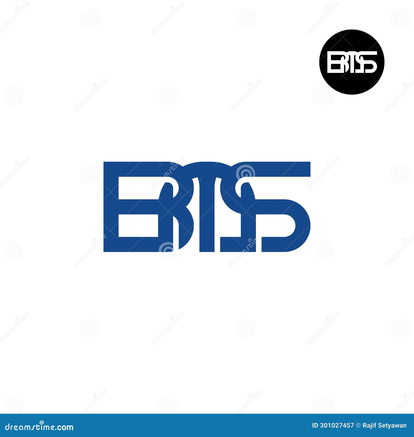 Letter BMS Monogram Logo Design Vector Illustration | CartoonDealer.com ...
