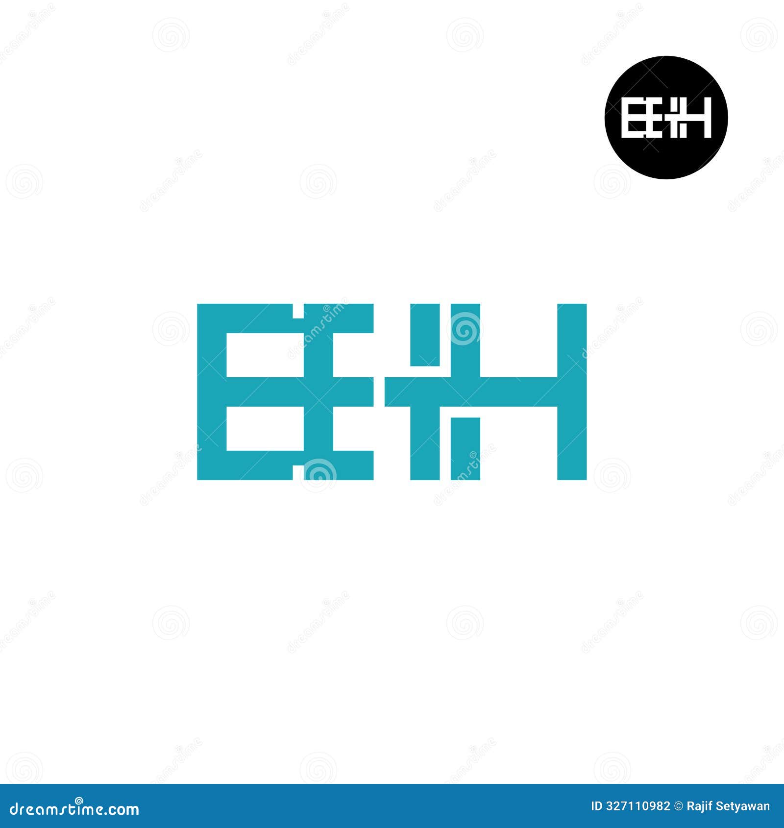 EHH Logo Letter Monogram Design Stock Vector - Illustration of ...