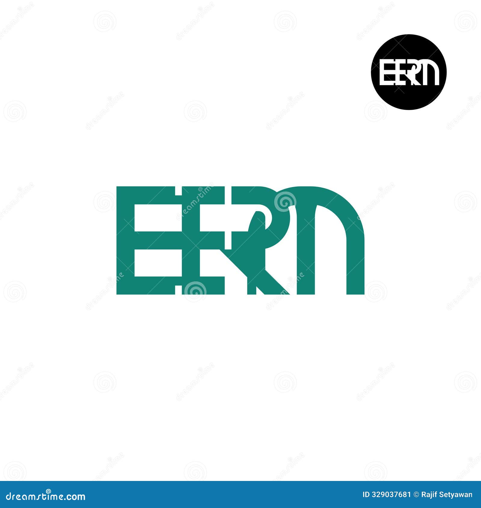 ERM Logo Letter Monogram Design Stock Vector - Illustration of monogram ...