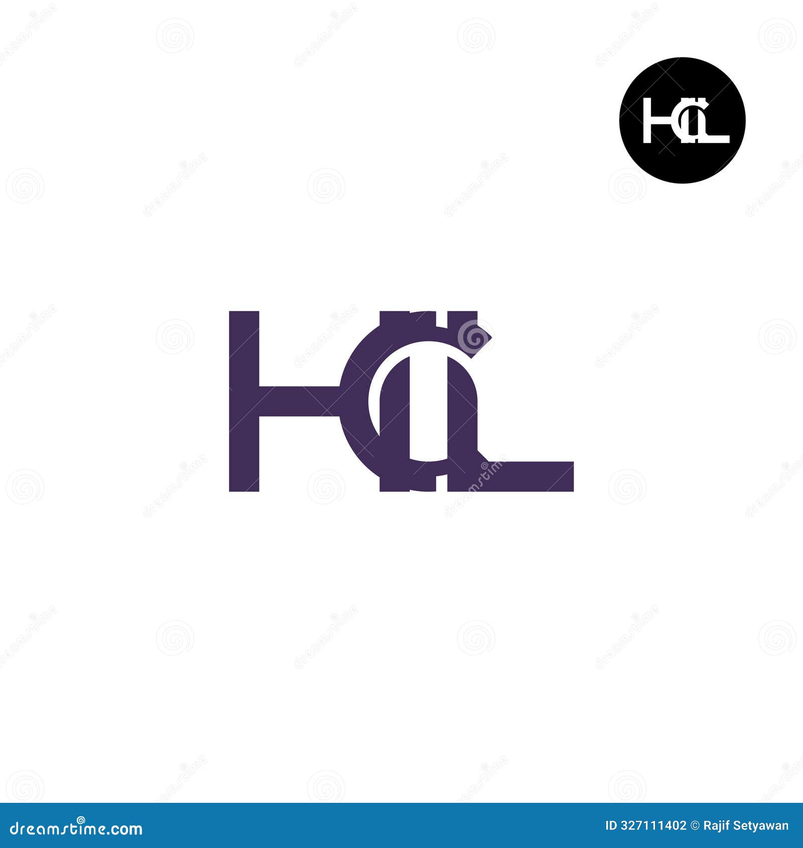 HCL Logo Letter Monogram Design Stock Vector - Illustration of logo ...
