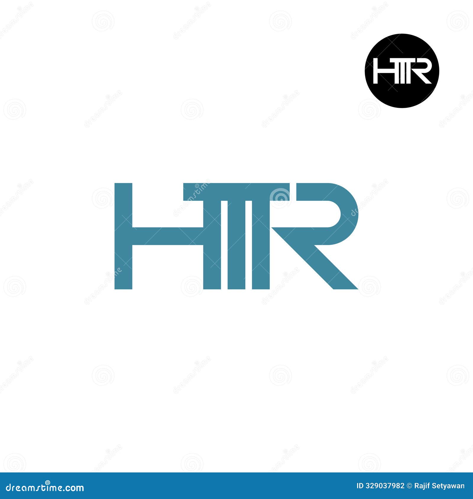HTR Logo Letter Monogram Design Stock Vector - Illustration of logo ...