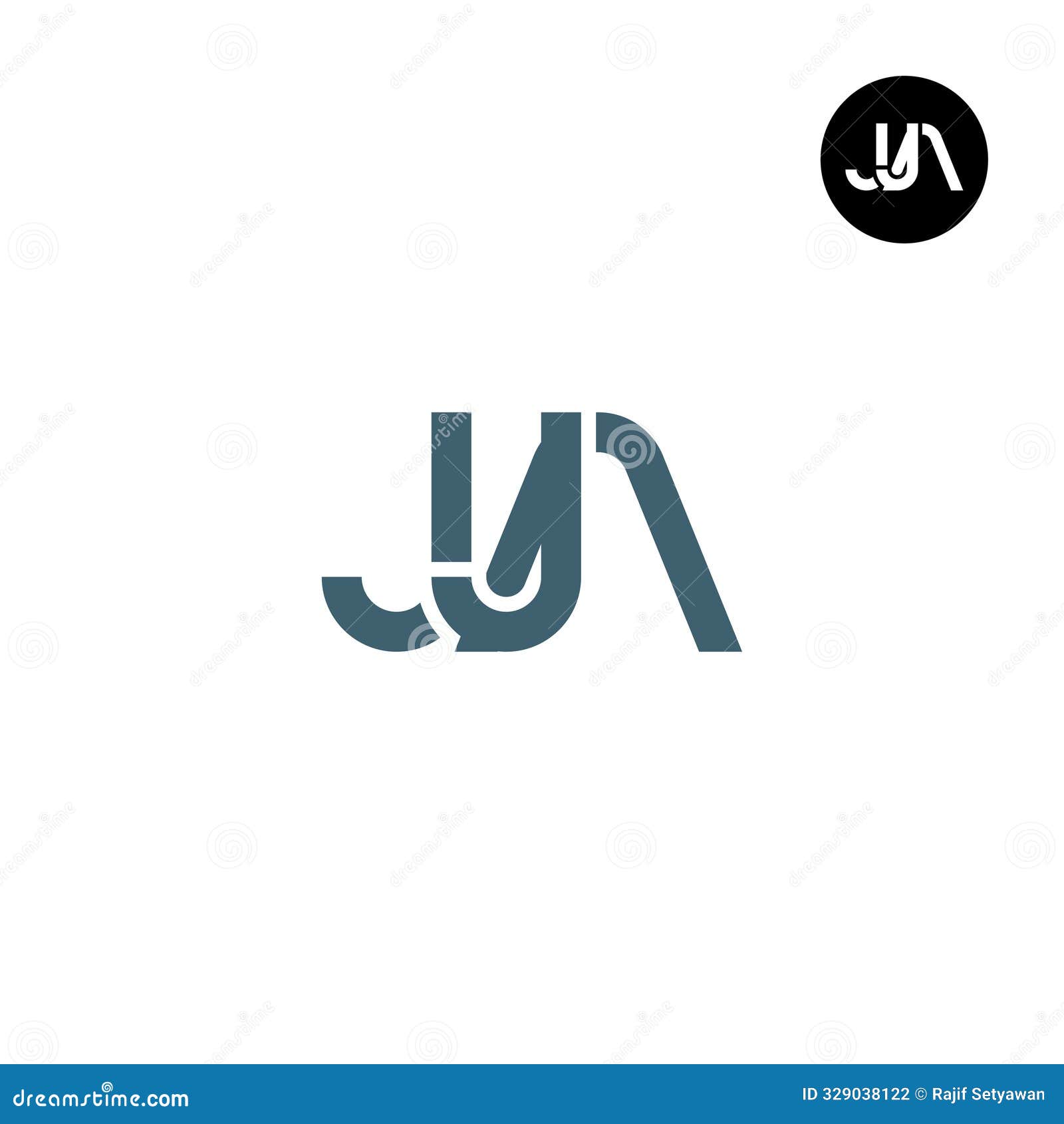 JJA Logo Letter Monogram Design Stock Vector - Illustration of design ...