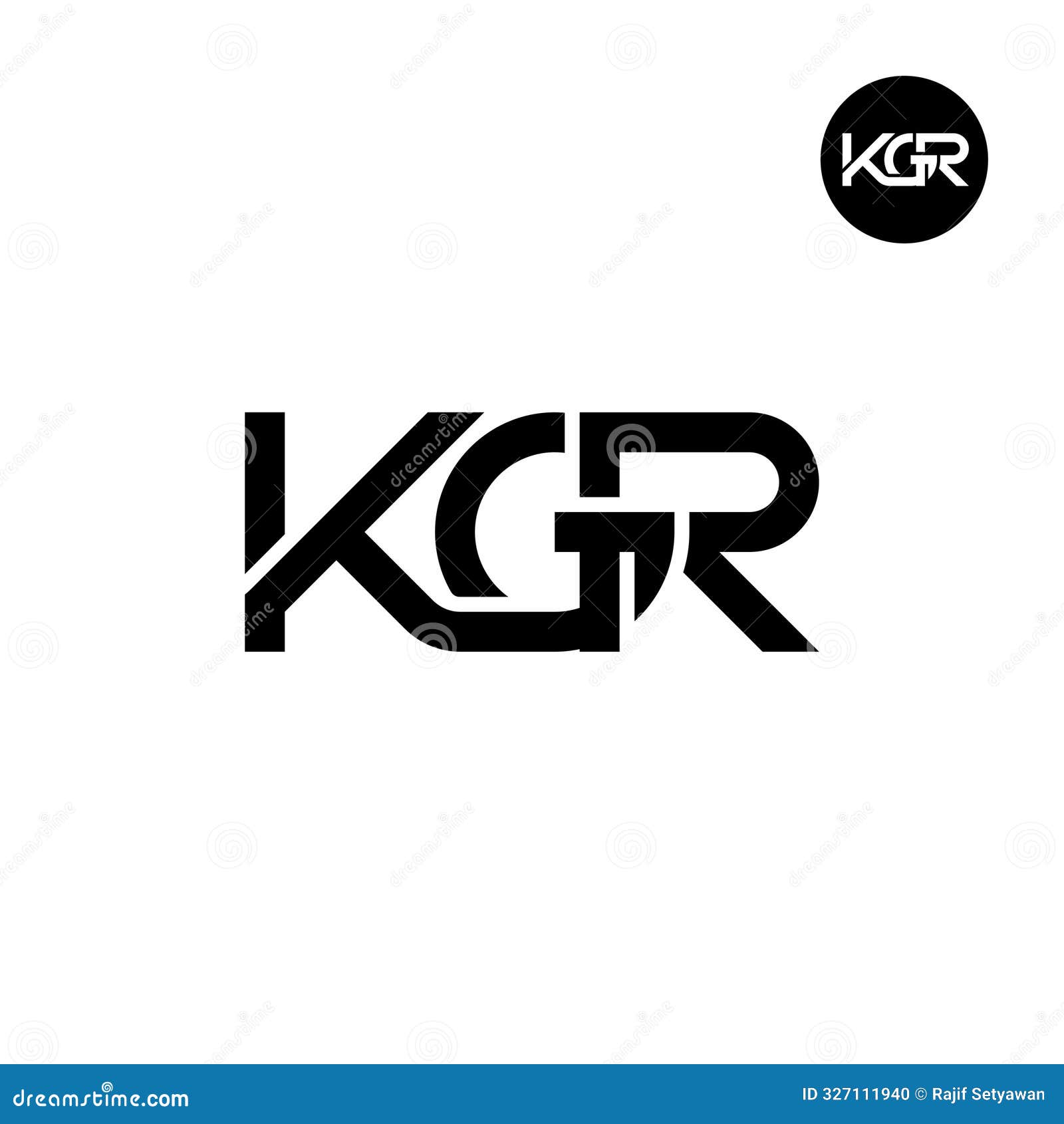 KGR Logo Letter Monogram Design Stock Vector - Illustration of logos ...