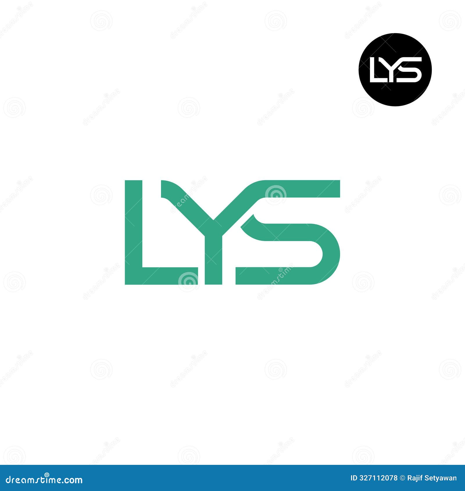 LYS Logo Letter Monogram Design Stock Vector - Illustration of ...