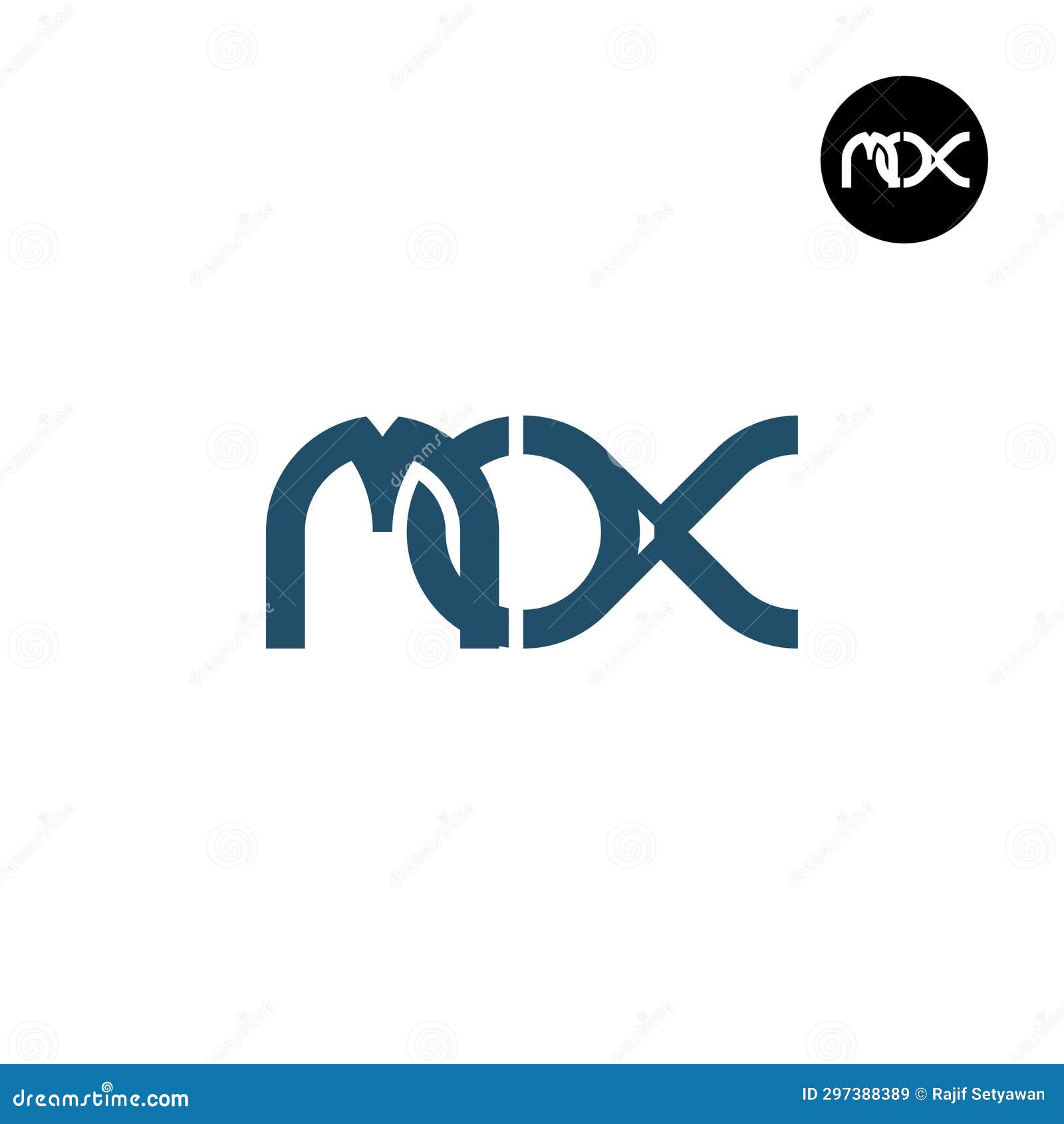 Letter MOX Monogram Logo Design Stock Vector - Illustration of ...