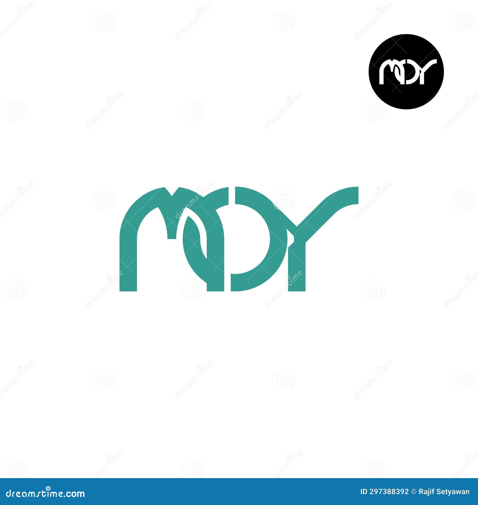 Letter MOY Monogram Logo Design Stock Vector - Illustration of ...