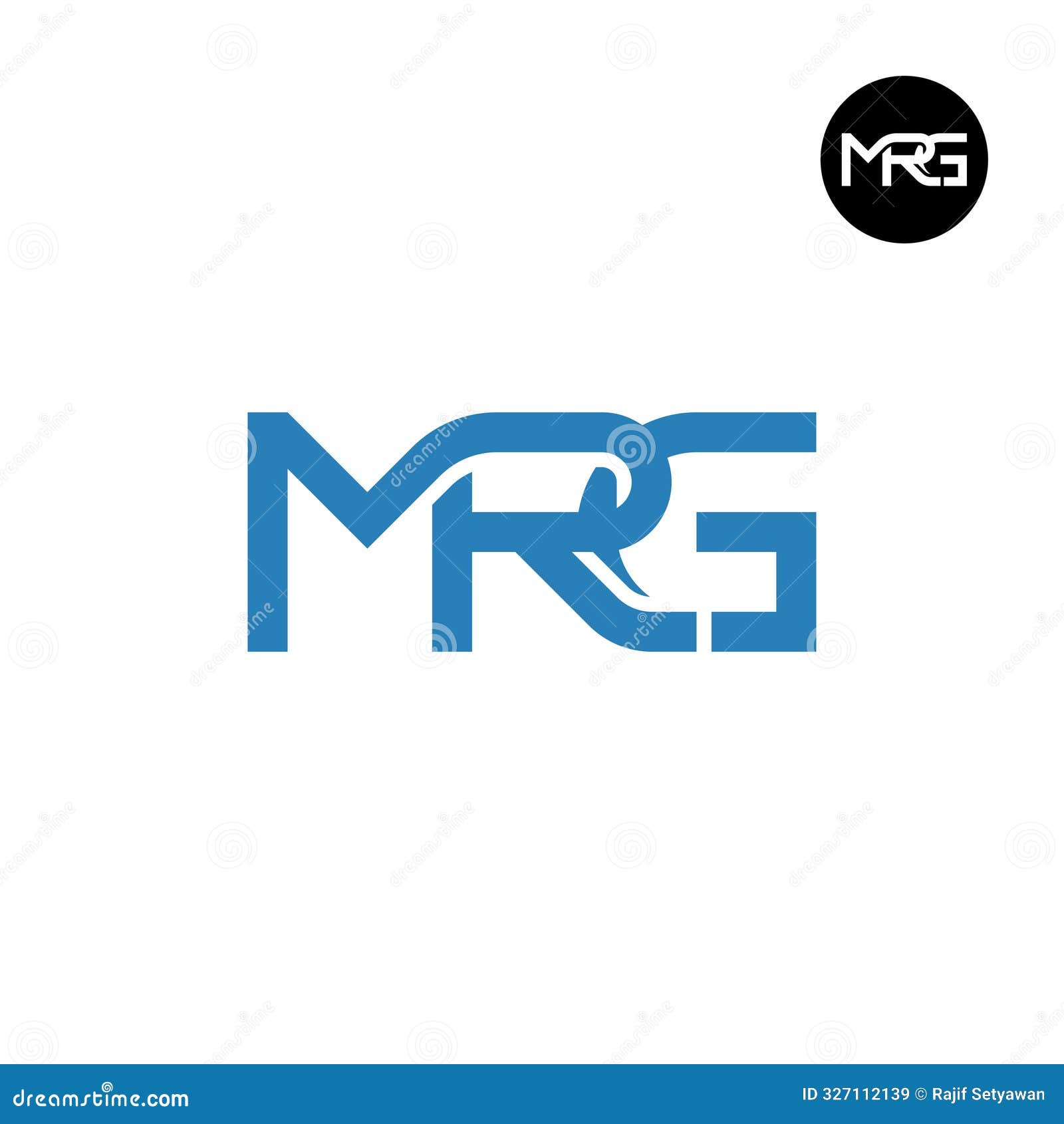 MRG Logo Letter Monogram Design Stock Vector - Illustration of names ...