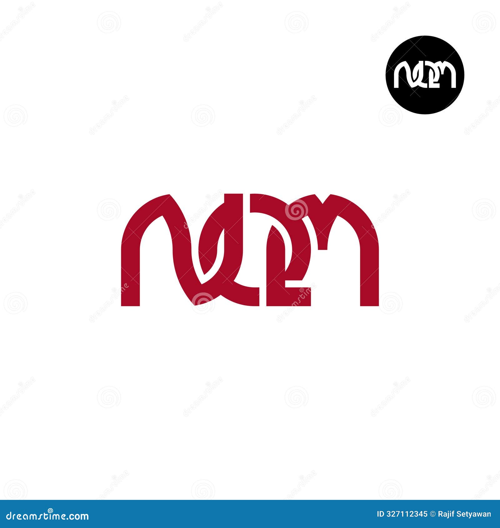 NQM Logo Letter Monogram Design Stock Vector - Illustration of ...