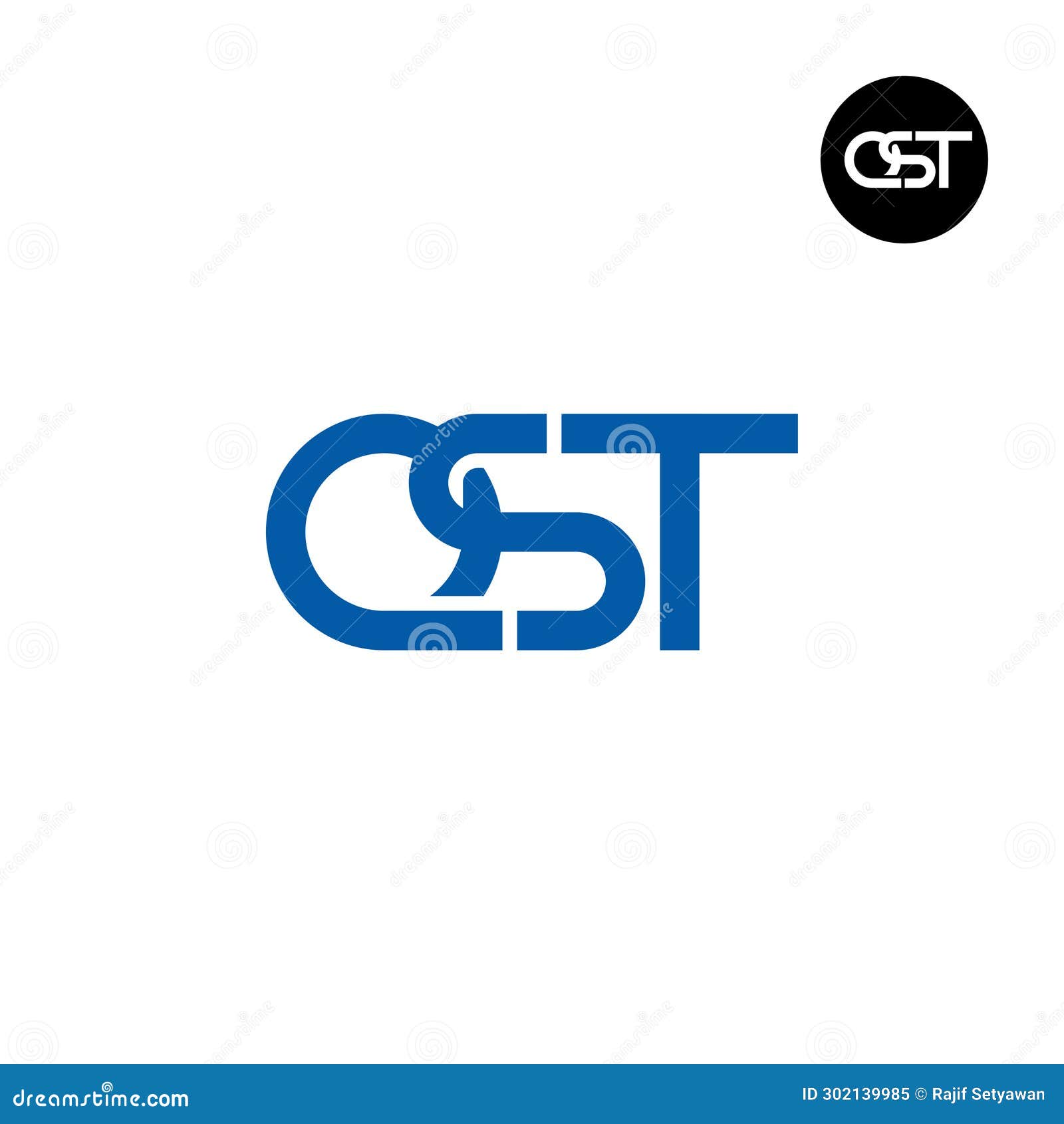 Letter QST Monogram Logo Design Stock Vector - Illustration of designs ...