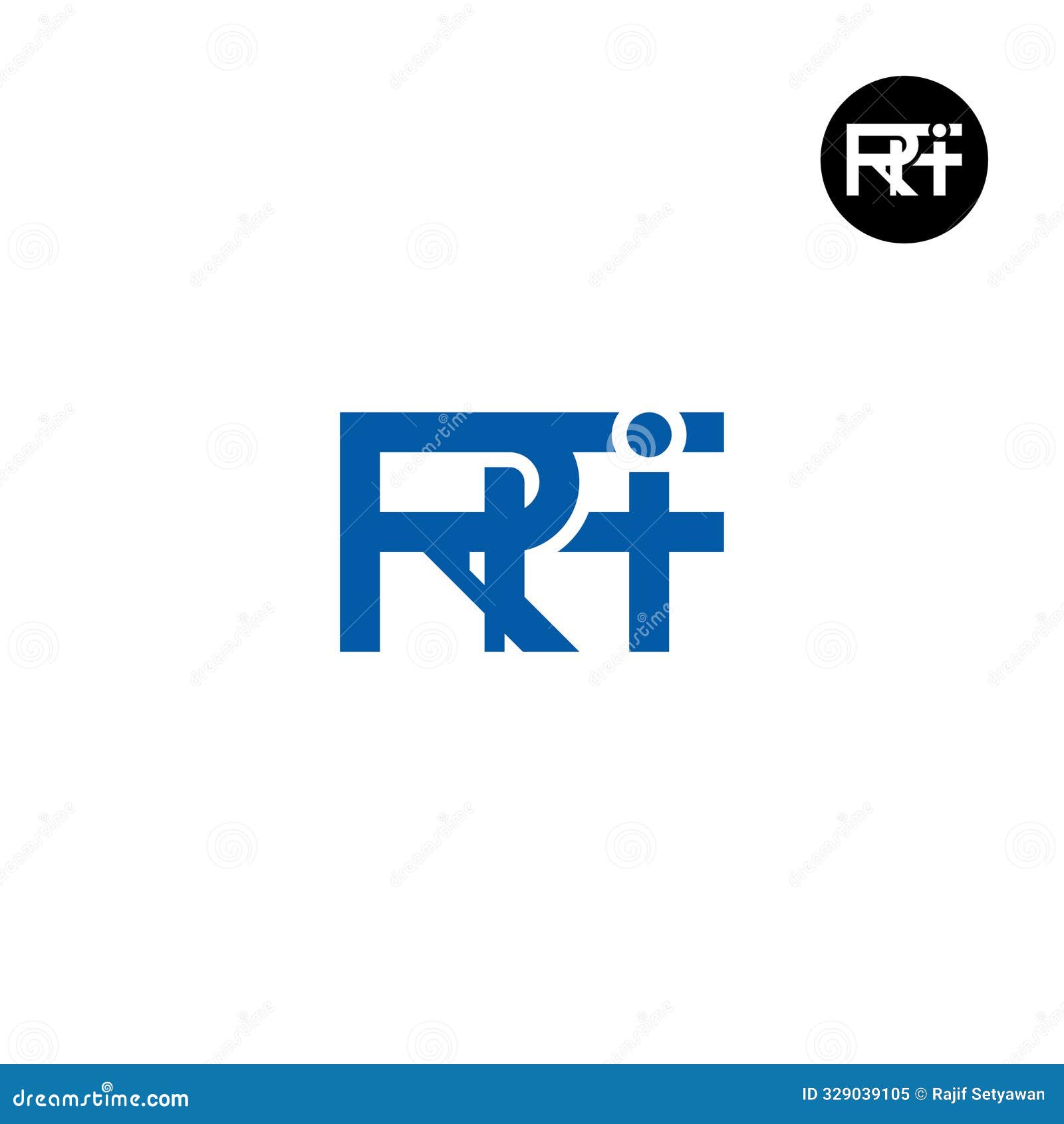 RFI Logo Letter Monogram Design Stock Vector - Illustration of brand ...