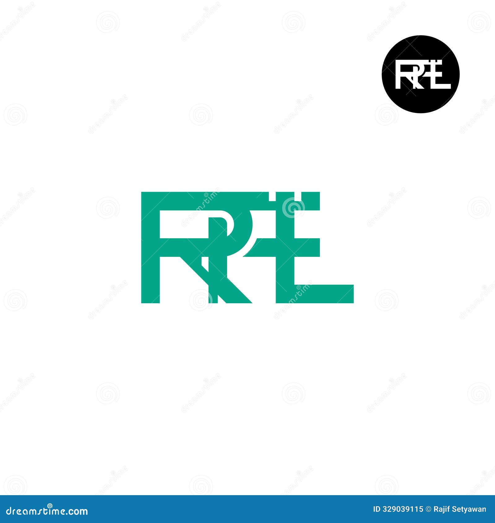 RFL Logo Letter Monogram Design Stock Vector - Illustration of brands ...