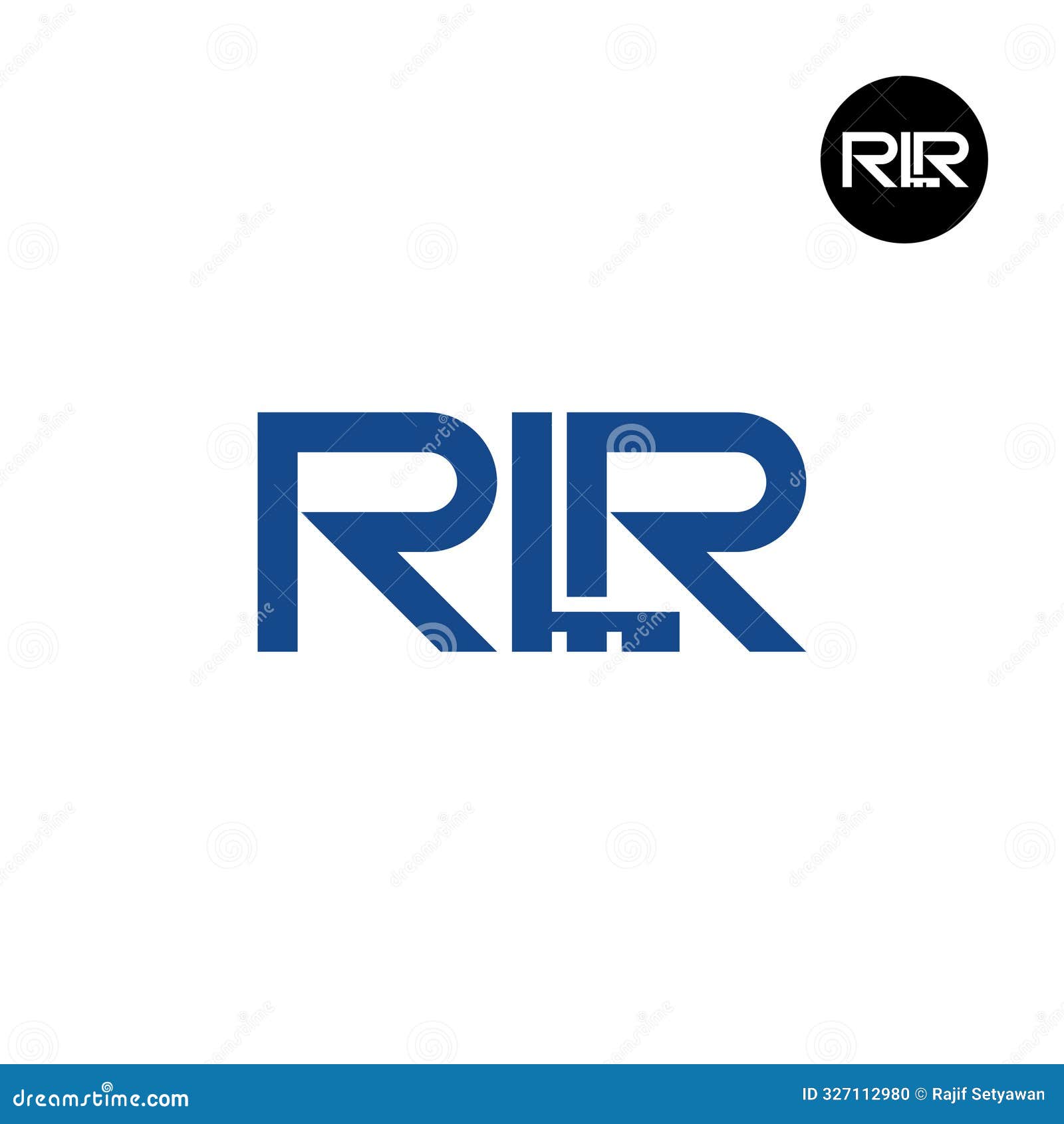 RLR Logo Letter Monogram Design Stock Vector - Illustration of business ...