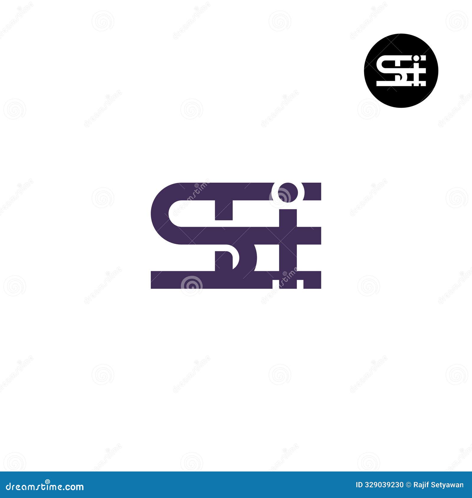 SEI Logo Letter Monogram Design Stock Vector - Illustration of business ...