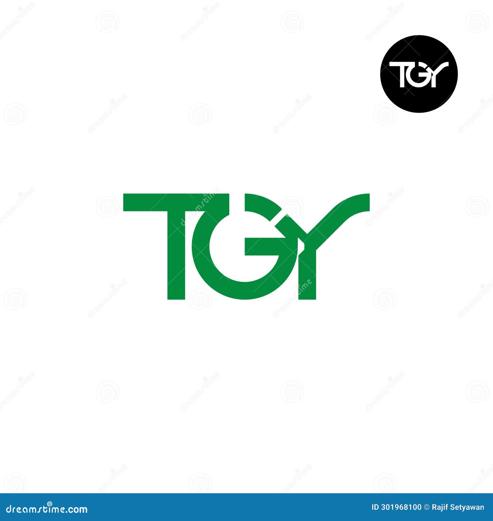 Letter TGY Monogram Logo Design Stock Vector - Illustration of ...